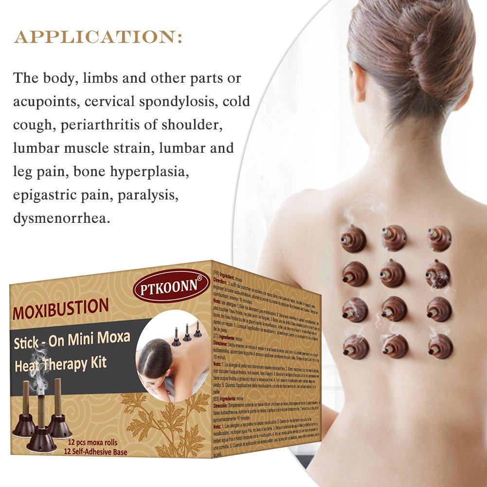 Moxibustion Stick - Self-Adhesive Moxa for Acupuncture & Massage | 12 ...