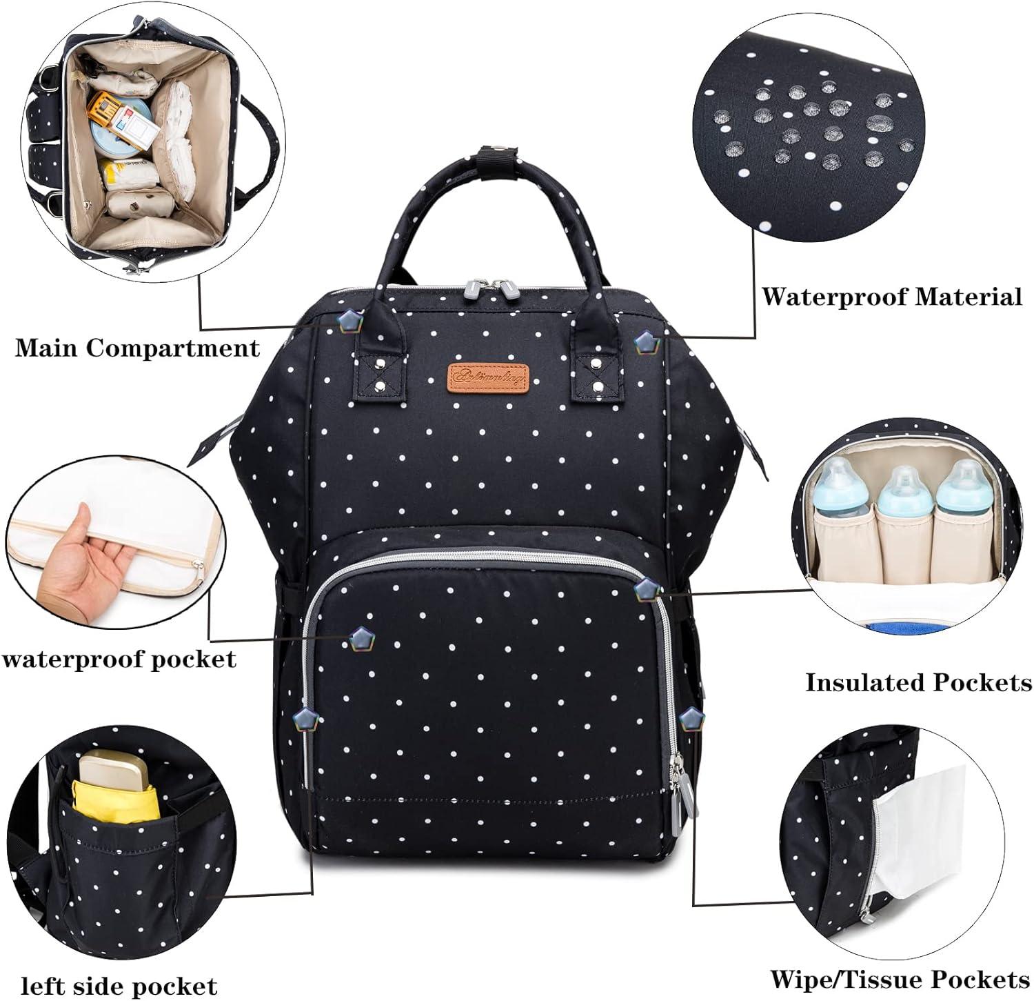Approach Multifunctional Mom Backpack | Waterproof Diaper Bag with ...
