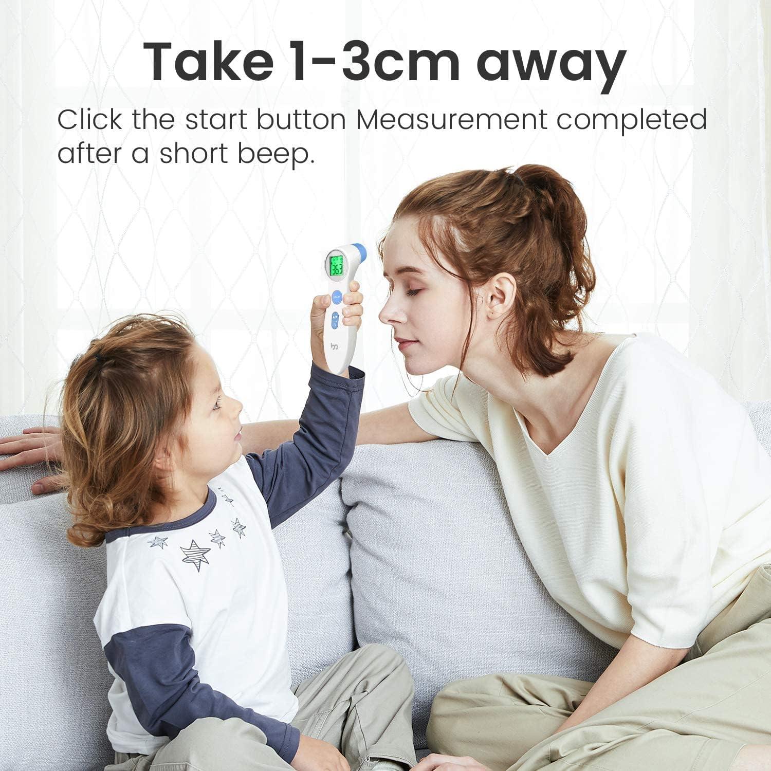 Femometer Non-Contact Infrared Forehead Thermometer for Adults Kids ...