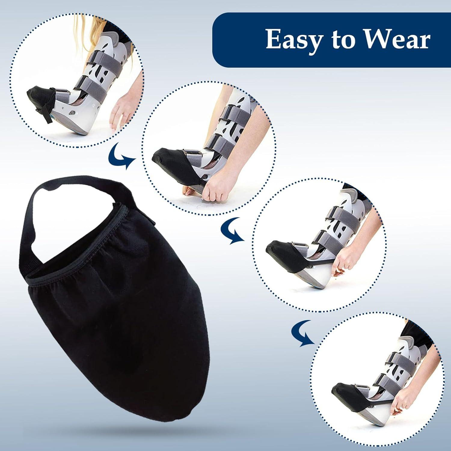 Cast Toe Cover - Anti-Slip Protector for Leg Casts - Keep Toes Warm ...