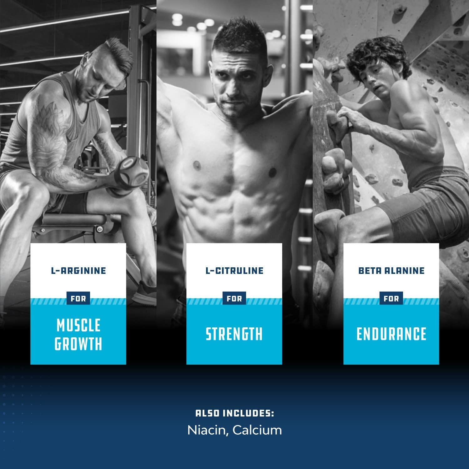 Pre Workout Nitric Oxide Supplement - Extra Strength L Arginine L ...