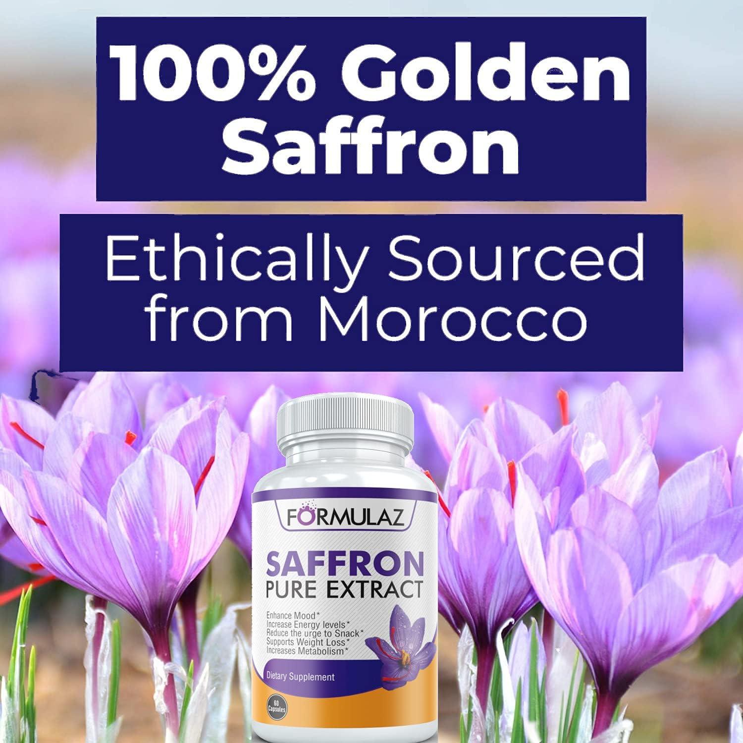Saffron Supplement 88.5mg - Natural Appetite Suppressant for Heart ...