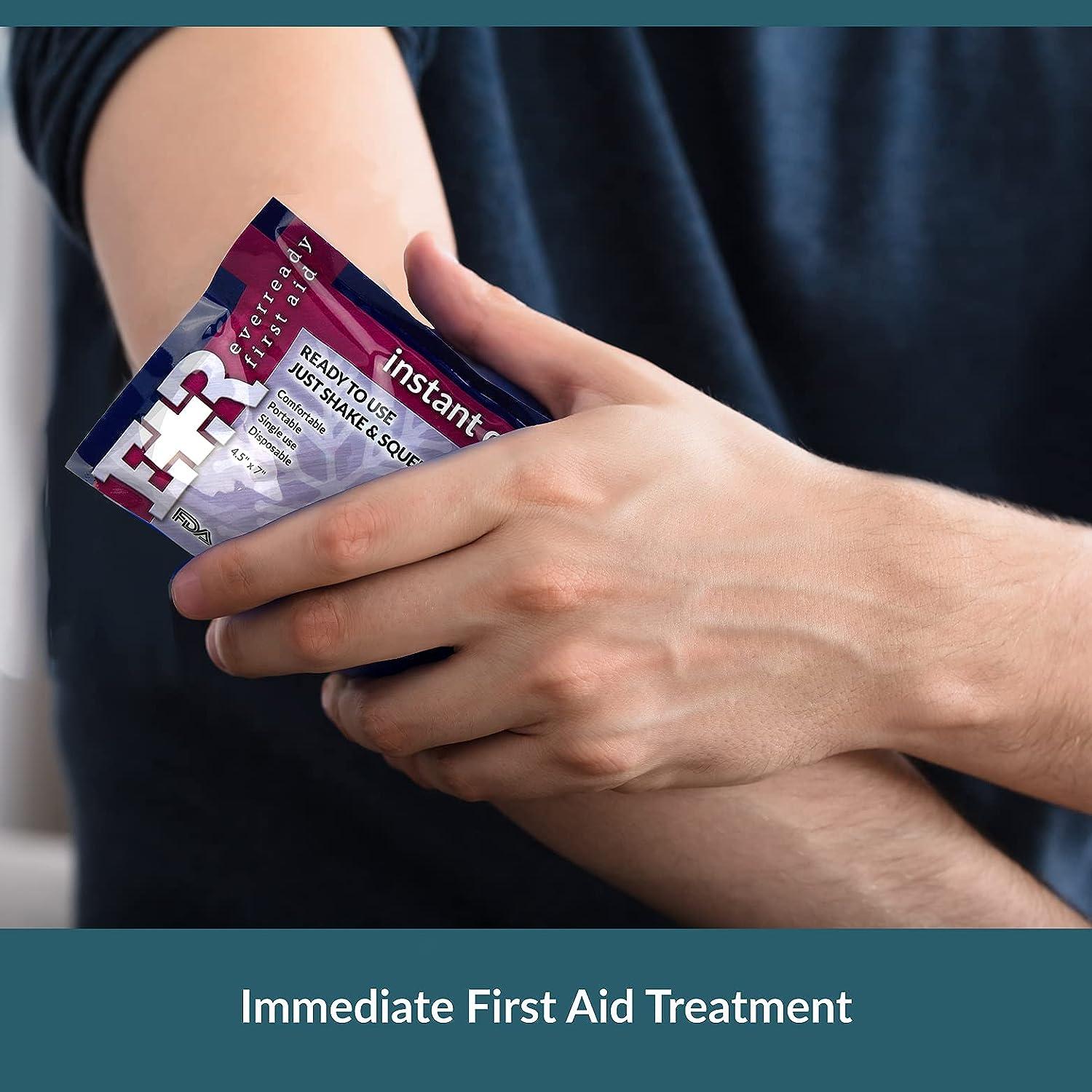 Ever Ready First Aid Disposable Cold Compress Therapy Instant Ice Pack ...
