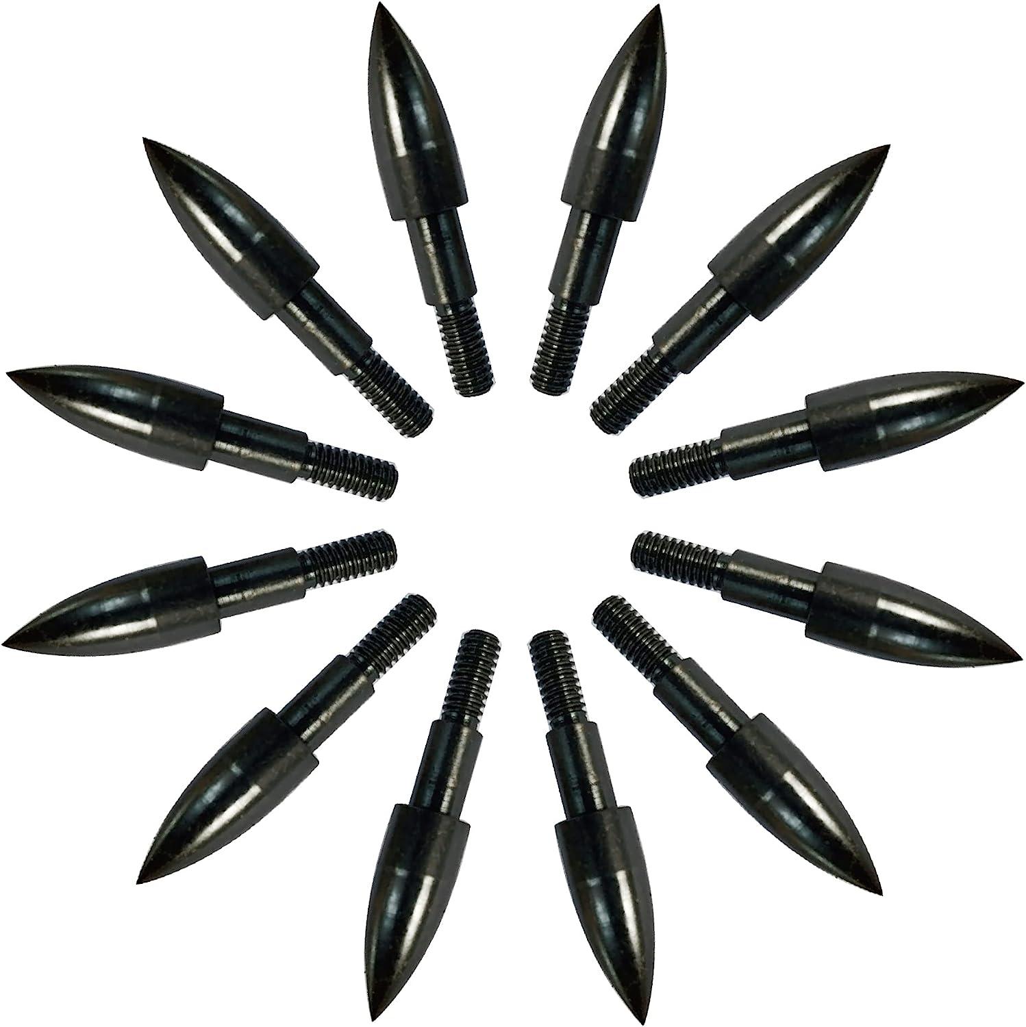 12pcs Archery Arrow Tips - 100/125/150/200 Grain Field Points - Target ...