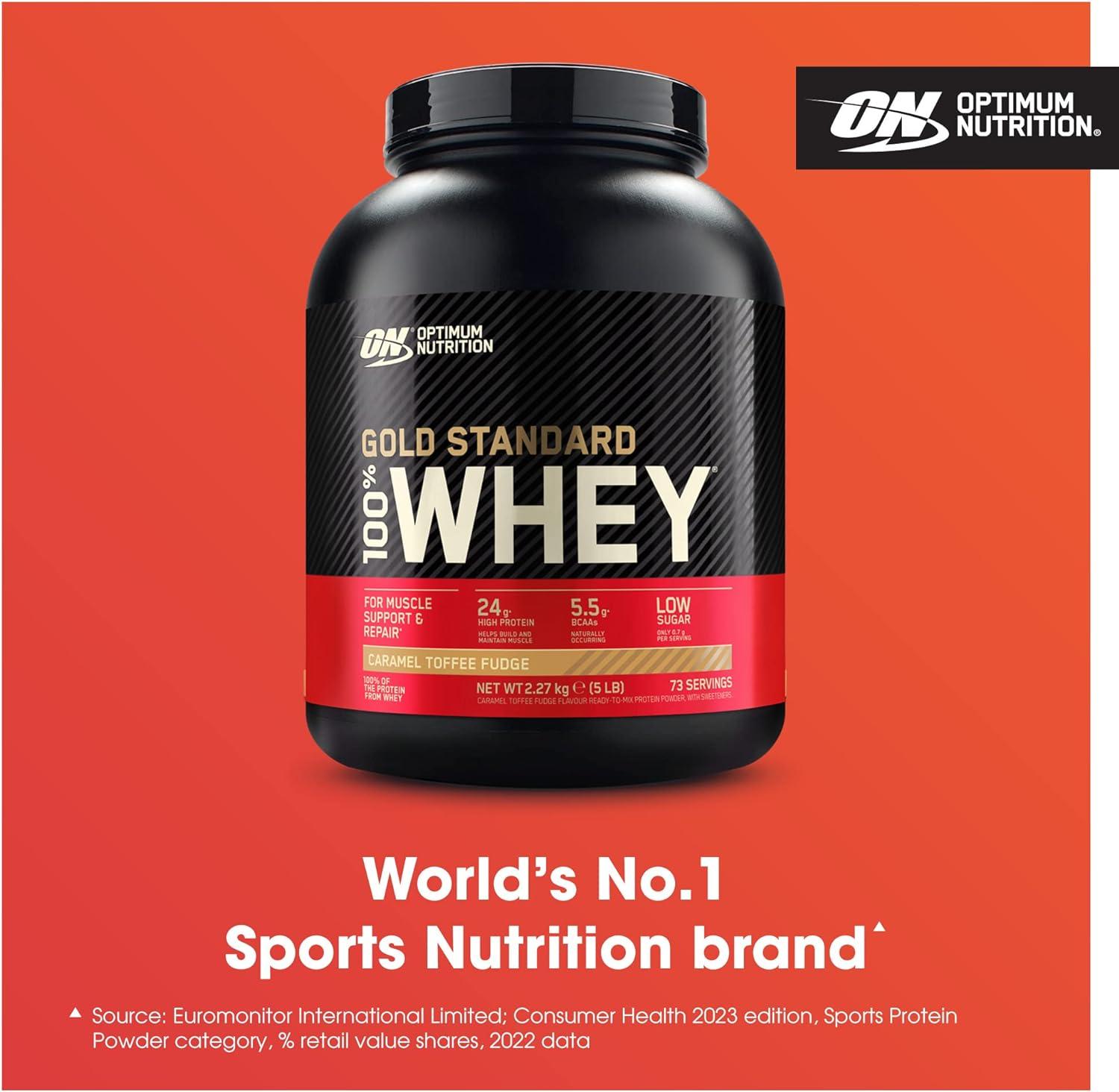 Optimum Nutrition Gold Standard 100% Whey Protein Powder - Caramel ...