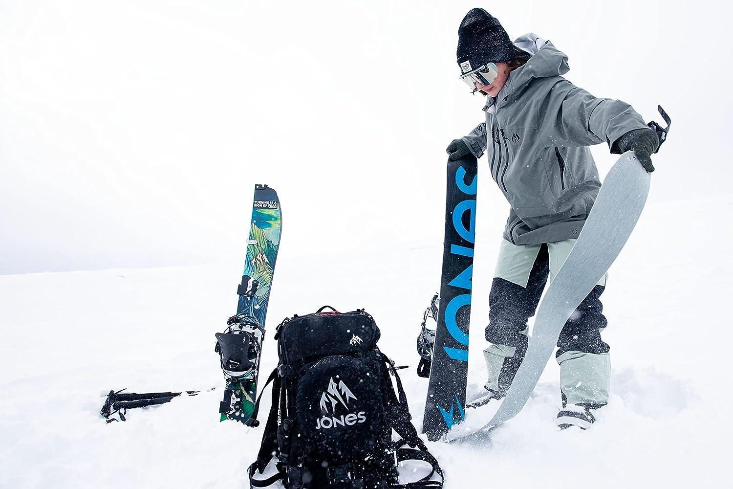 Jones Nomad Pre-Cut Quick Tension Tail Clip Skins - Gray | Snowboard ...