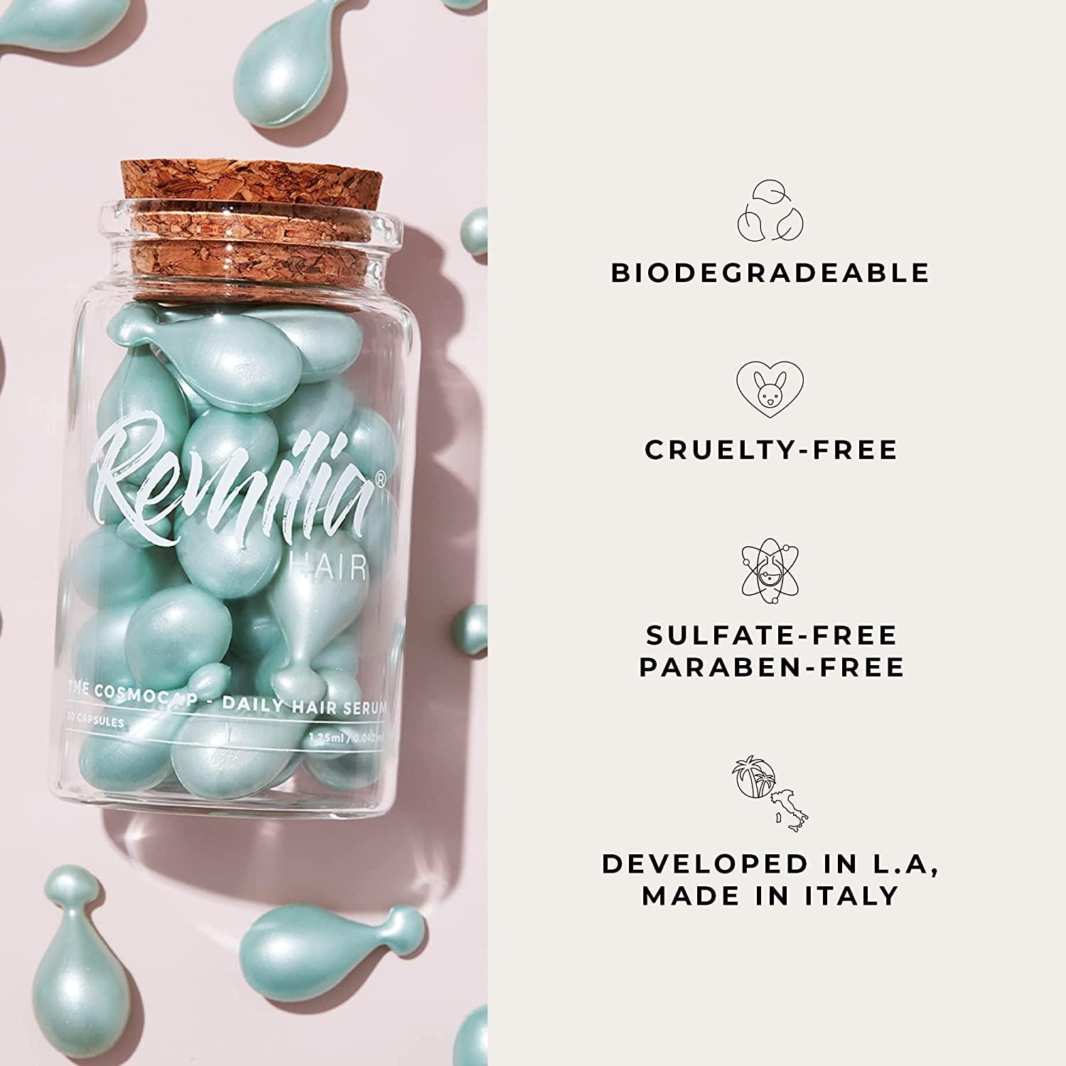 Remilia Hair Keratin Hair Serum Capsules with Amino Acids & Silk ...