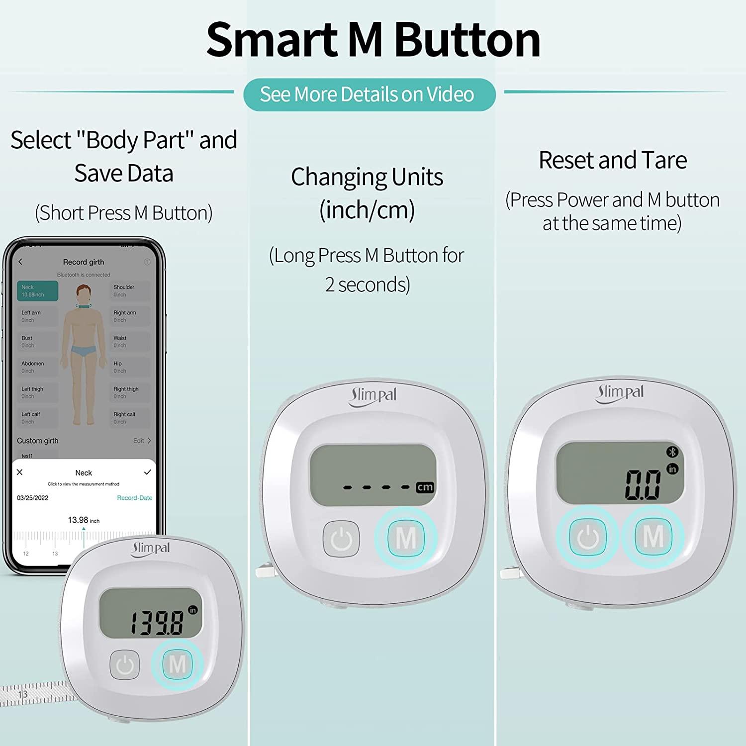 Smart Body Tape Measure for Accurate BMI Monitoring and Weight Loss ...