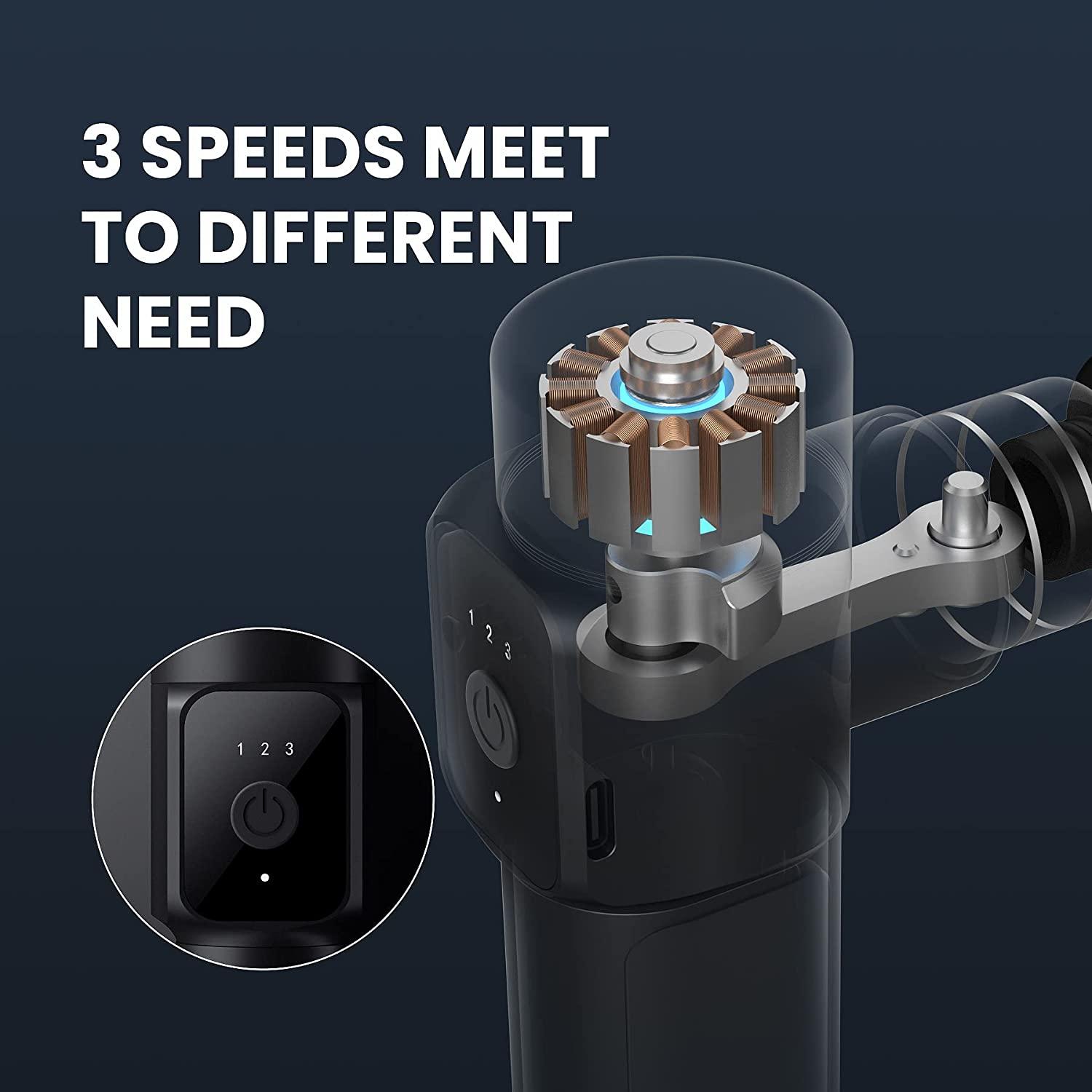 Merach Mini Massage Gun - Portable Percussion Muscle Massager for ...