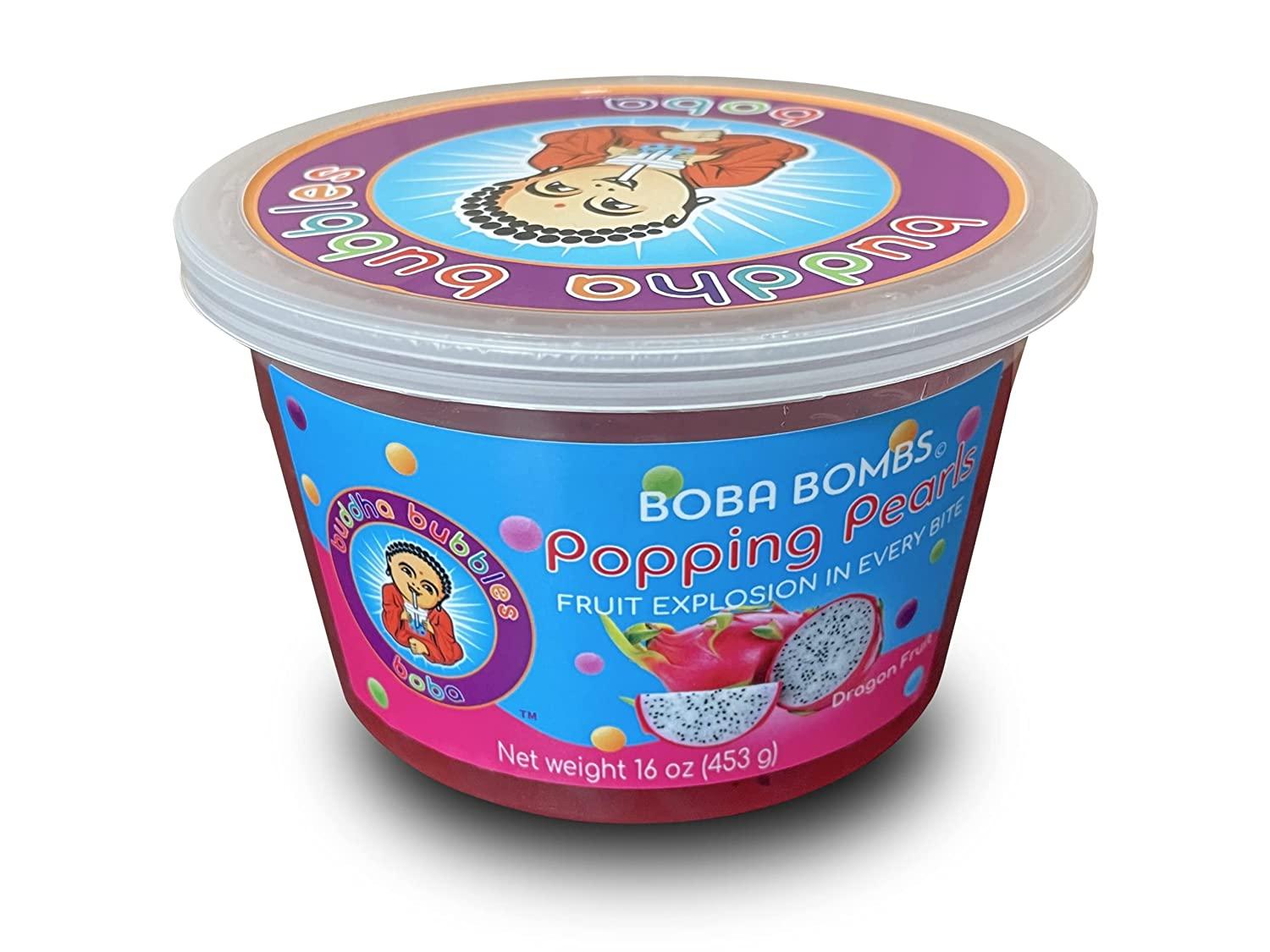 Dragon Fruit Popping Boba Bombs - Buddha Bubbles Boba | Buy Now with ...