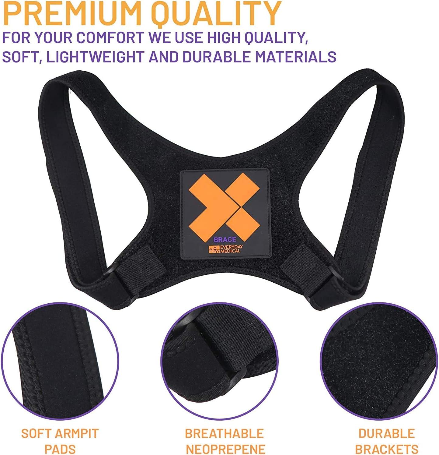 X Brace Posture Corrector by Everyday Medical - Men and Women's Back ...