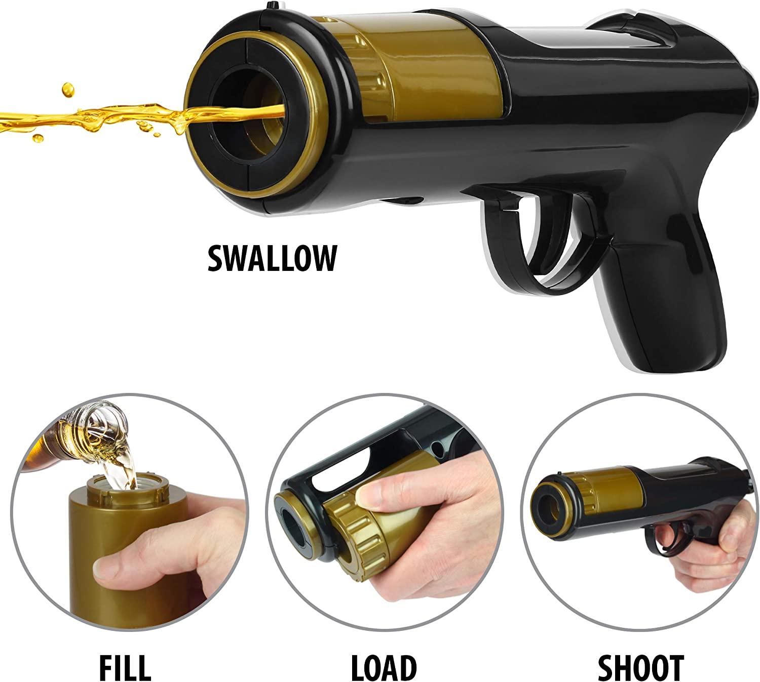 Alcohol Shot Gun - Ultimate Party Accessory for Shooting and Drinking ...