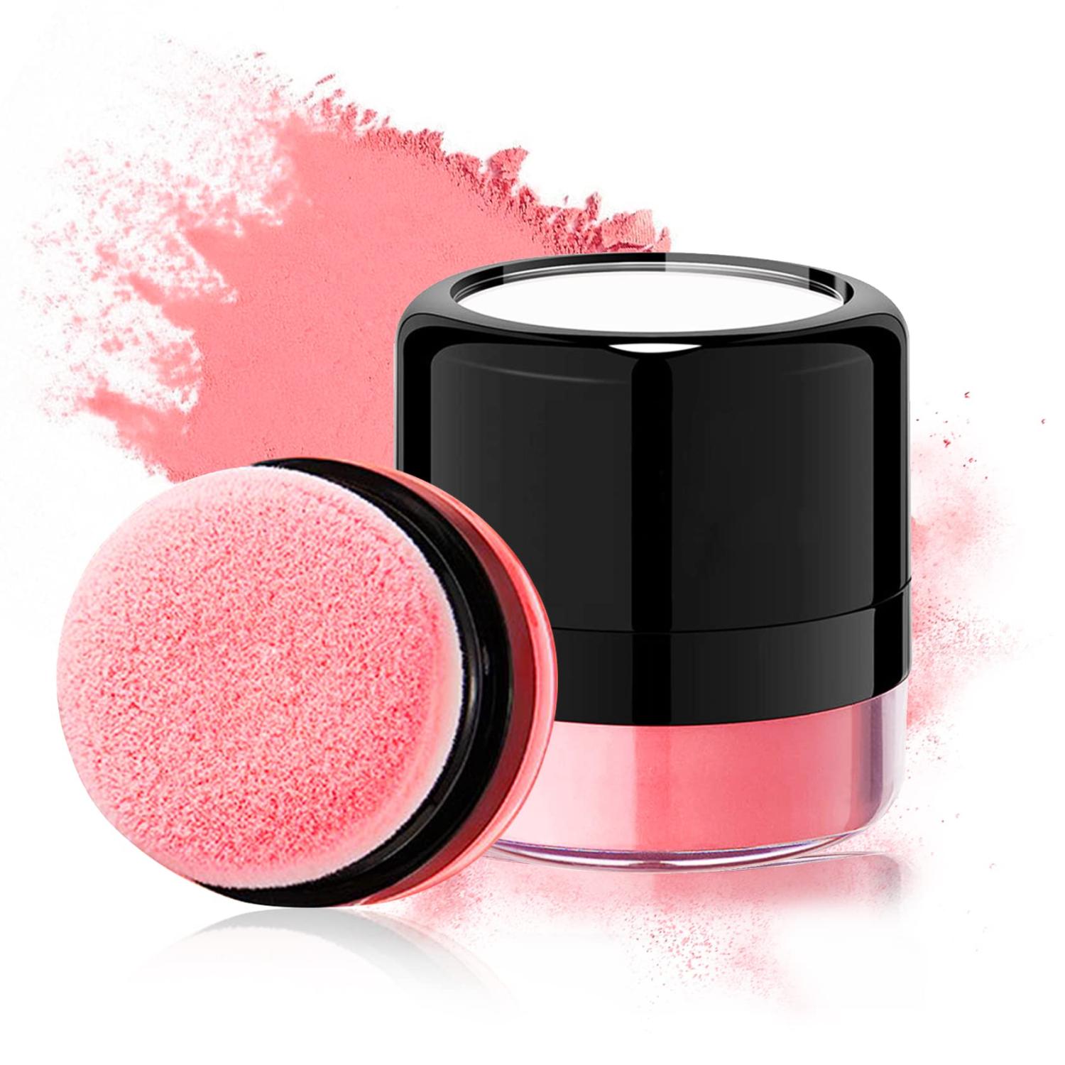 Long-Lasting Waterproof Loose Powder Blush - Matte Natural Pink Air ...