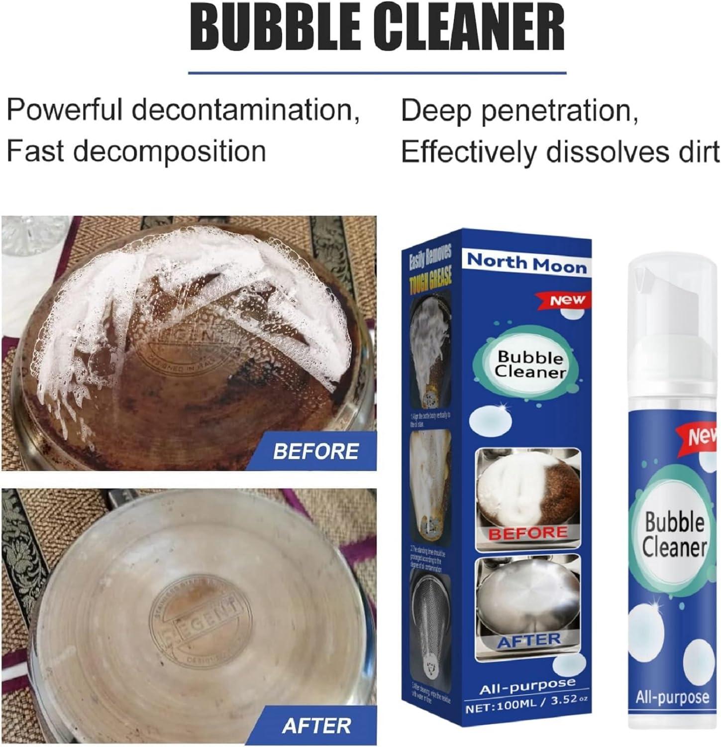 Bubble Cleaner Foam Spray Foam Cleaner Heavy Dirty Kitchen Cleaner All ...