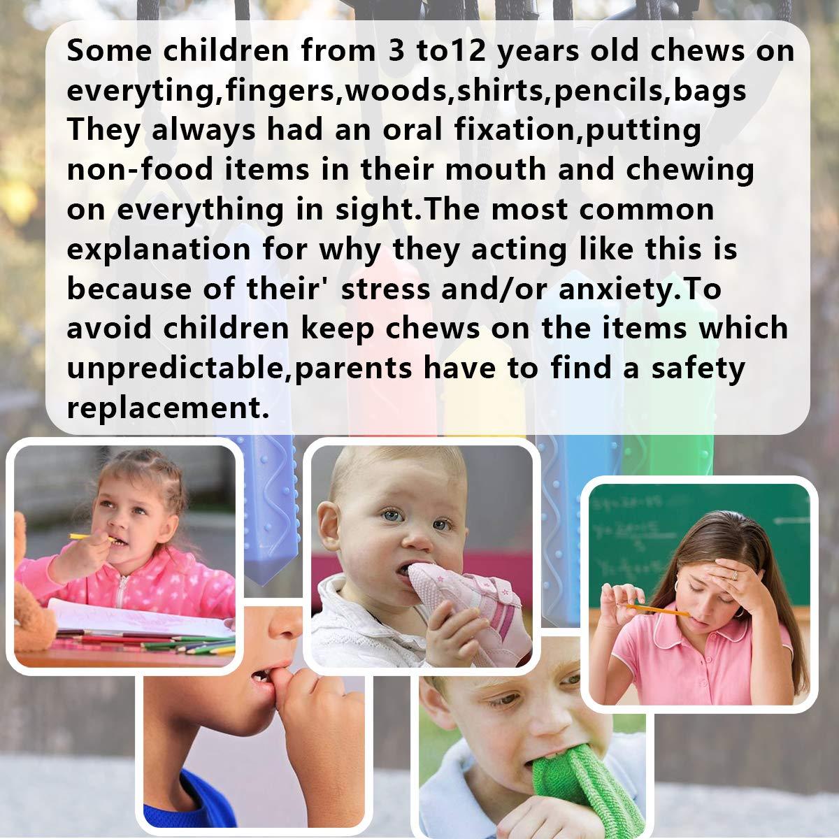 Sensory Silicone Chewing Tools for ADHD Teething & Autism | Chewing ...
