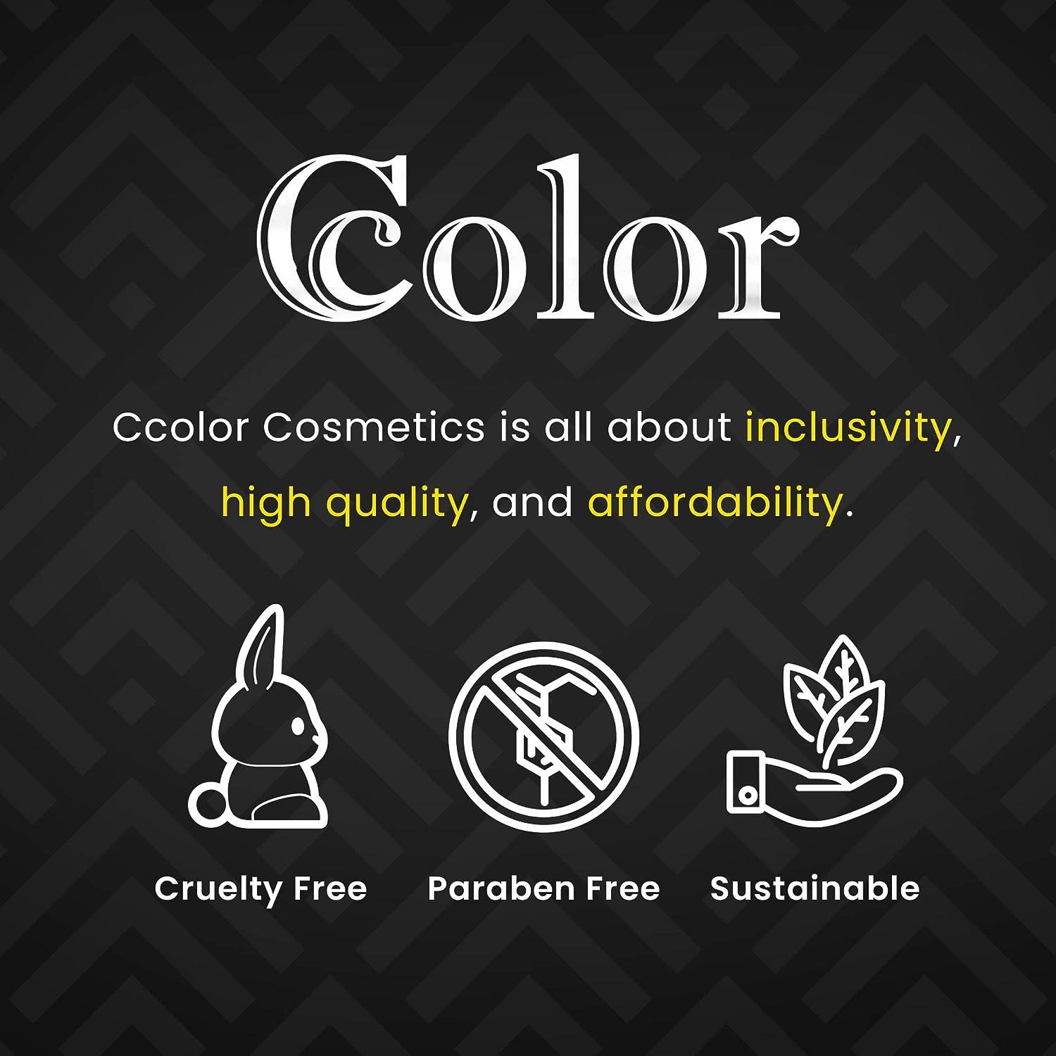 Ccolor Cosmetics Natural Glow Face Palette Set - Highlighter, Blush ...