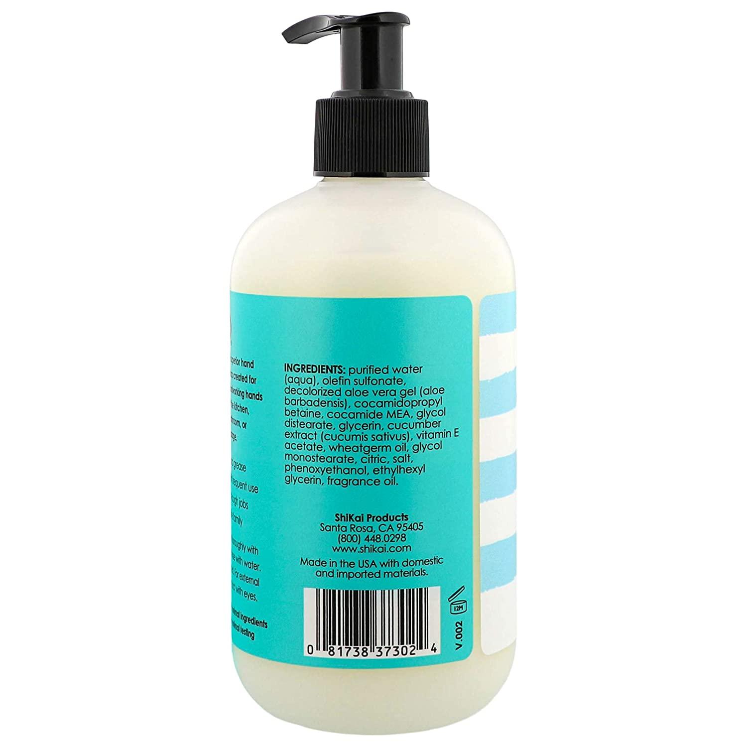Shikai Liquid Hand Soap - Gentle & Effective Grease Remover, 12 oz (4 ...