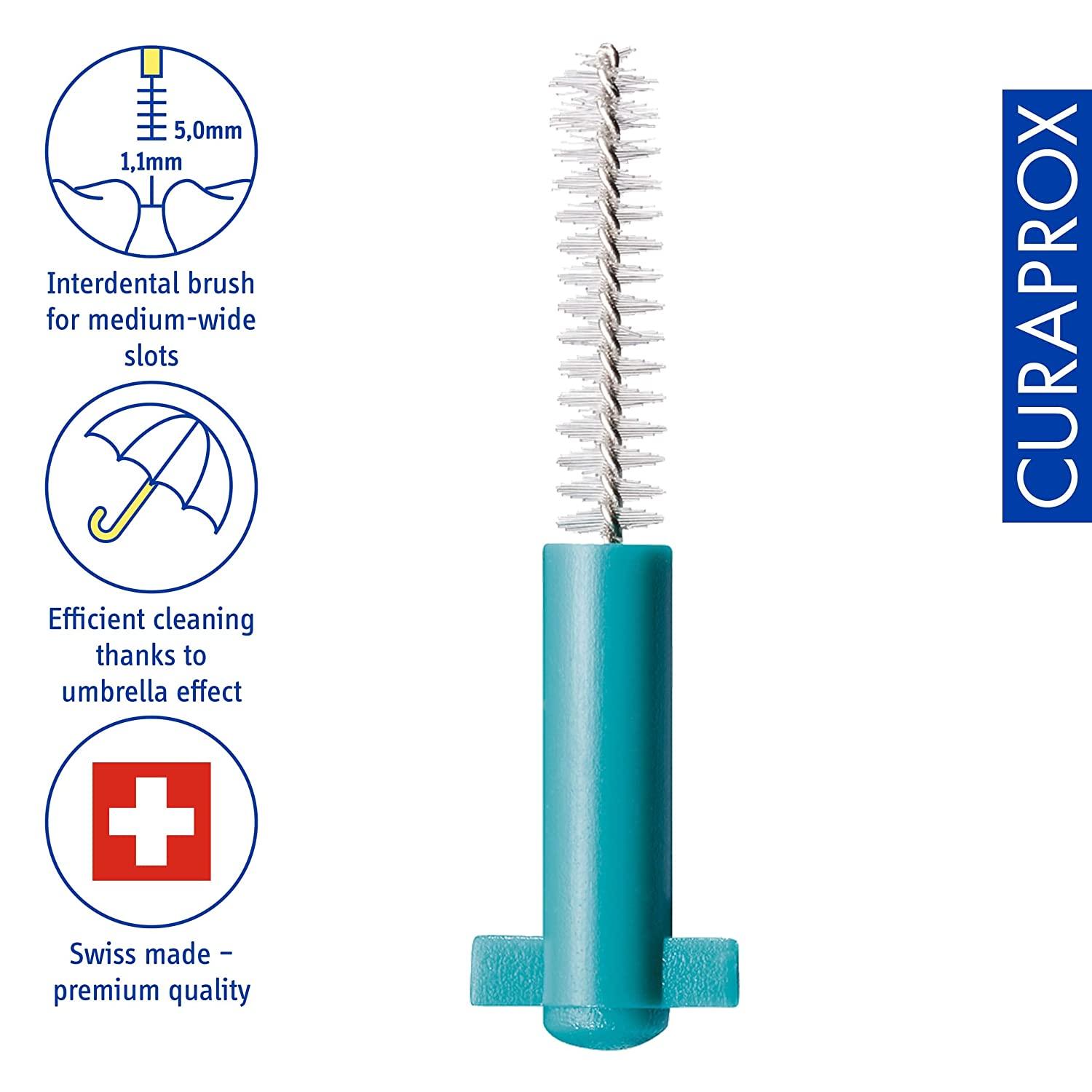 Curaprox CPS 06 Prime Interdental Brushes Refill 8pc 2.2mm Turquoise ...