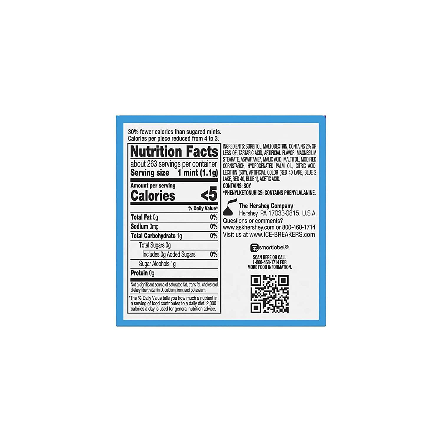 Ice Breakers Duo Grape Sugar Free Breath Mints 1.3 oz Tins (8 Pack ...