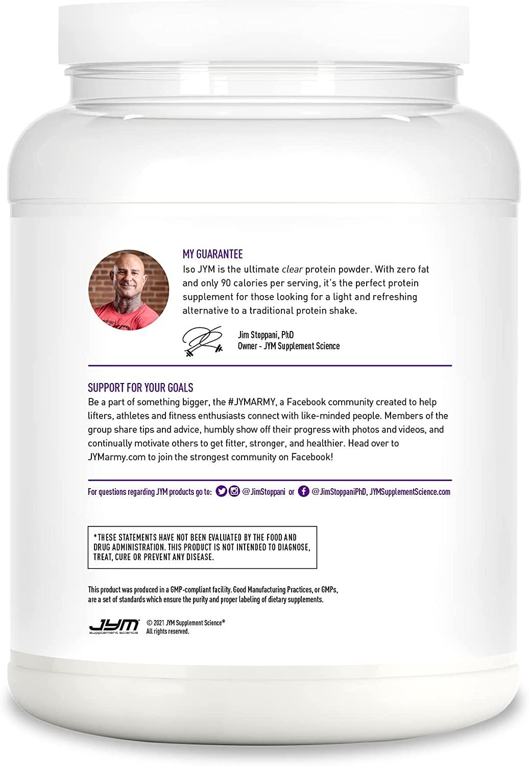 JYM Iso Jym Grape Candy - 20 Servings | Premium Protein Powder for ...
