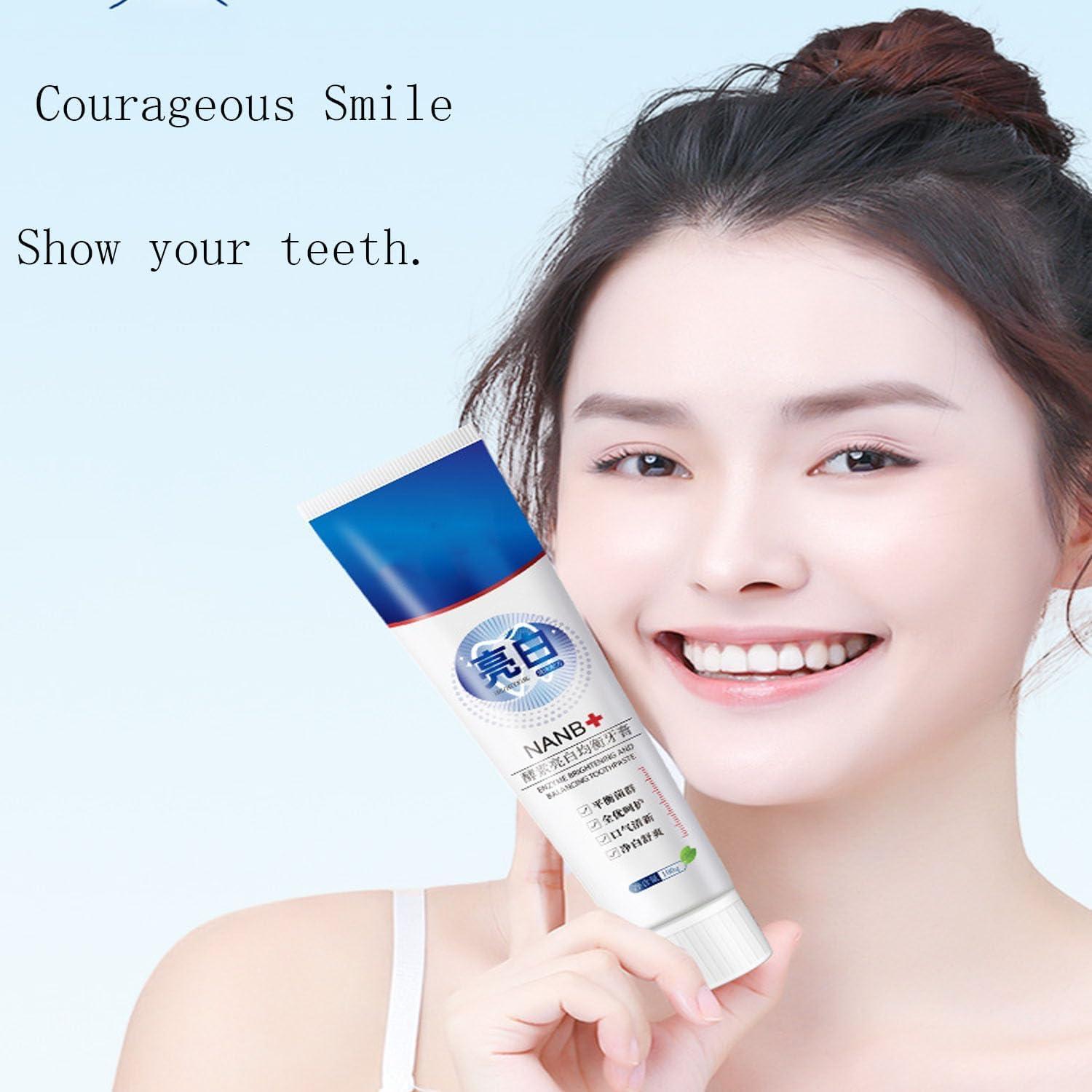 NANB Probiotic Rapid Whitening Toothpaste - Ultra Whiten Stain Removal for Fresh Breath - 2024 ...