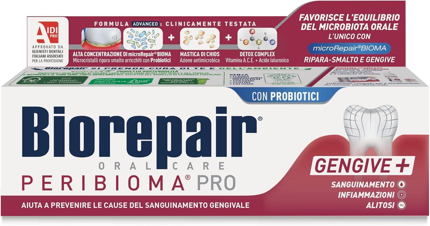Biorepair Peribioma Pro Advanced Toothpaste for Siblings and Balance of ...