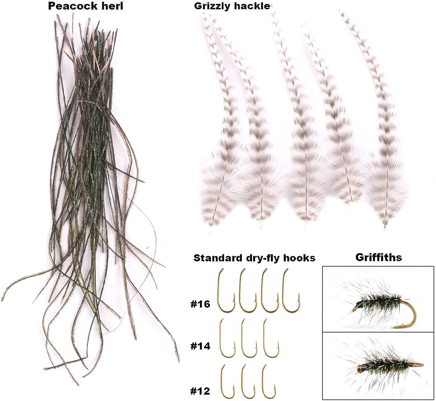 Maxcatch Fly Tying Kit with Vise, Tools, Hooks - Complete Materials for ...