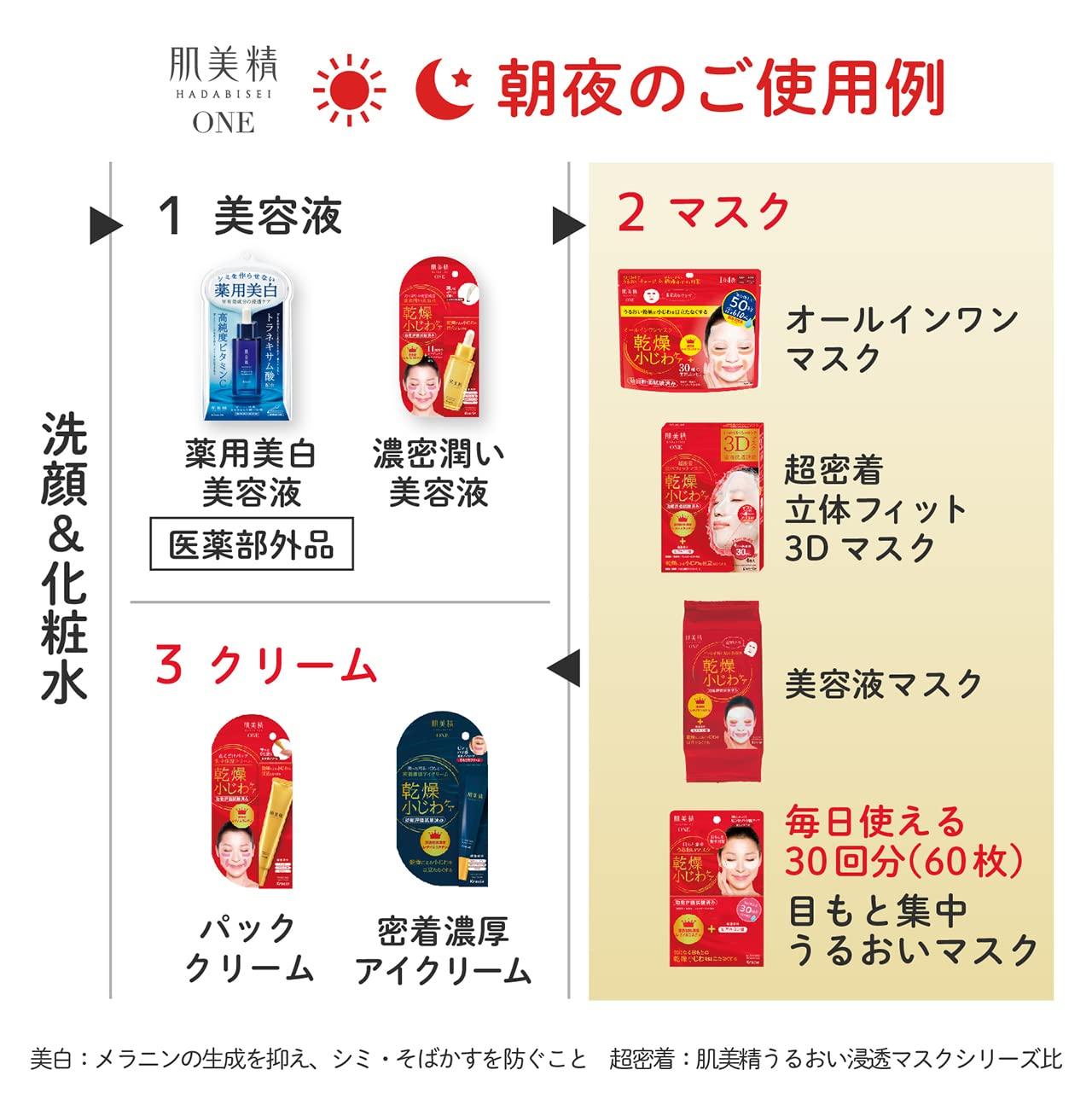 KRACIE Hadabisei Eye Zone Intensive Wrinkle Care Pack - Reduce Wrinkles and Fine Lines ...