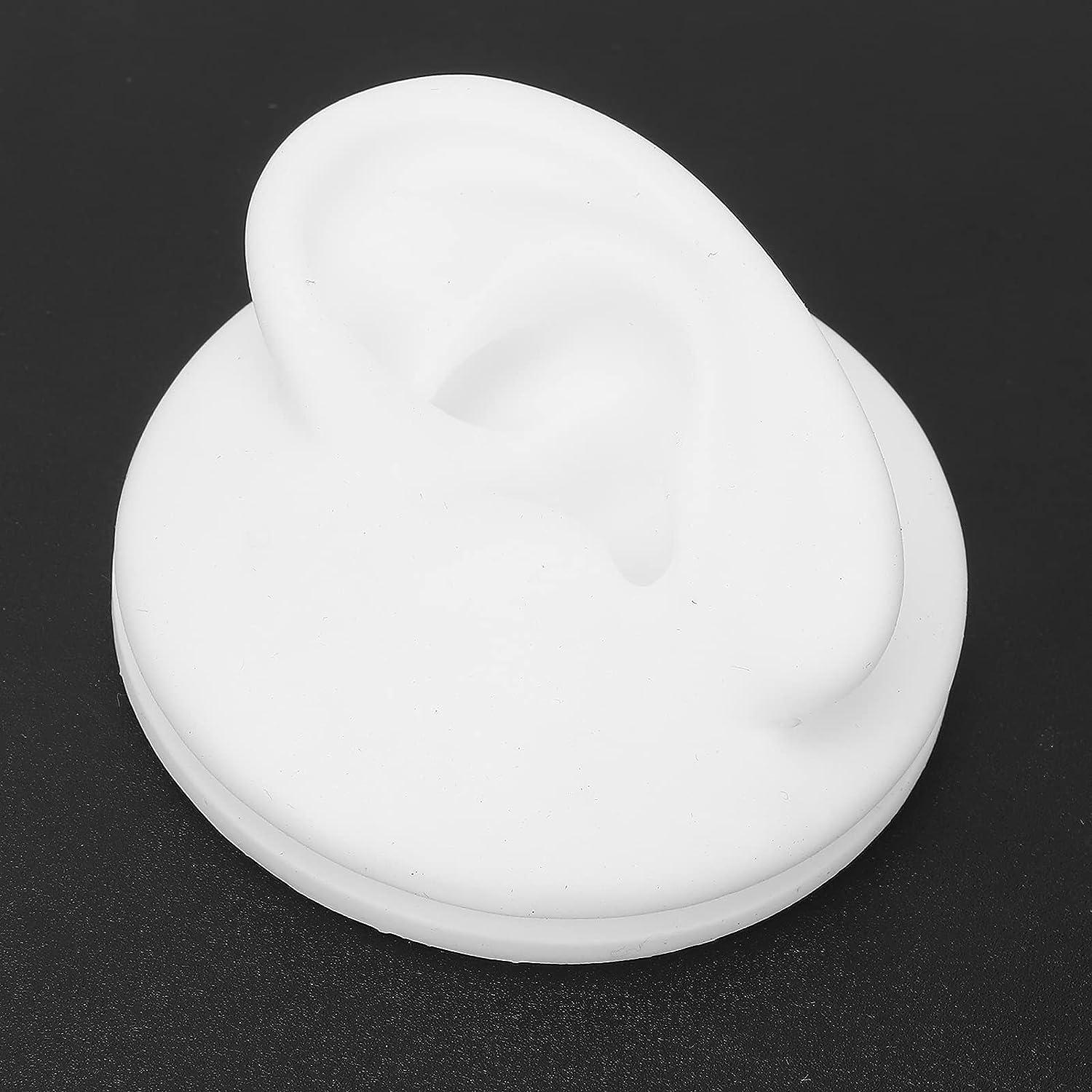 Soft Silicone Human Ear Model Display for Piercing & Acupuncture ...