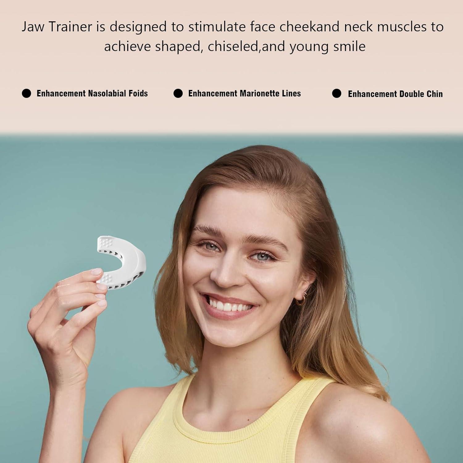 Jawline Coach & Pine Trainer for Men & Women | 40lbs Kiefer Exerciser ...