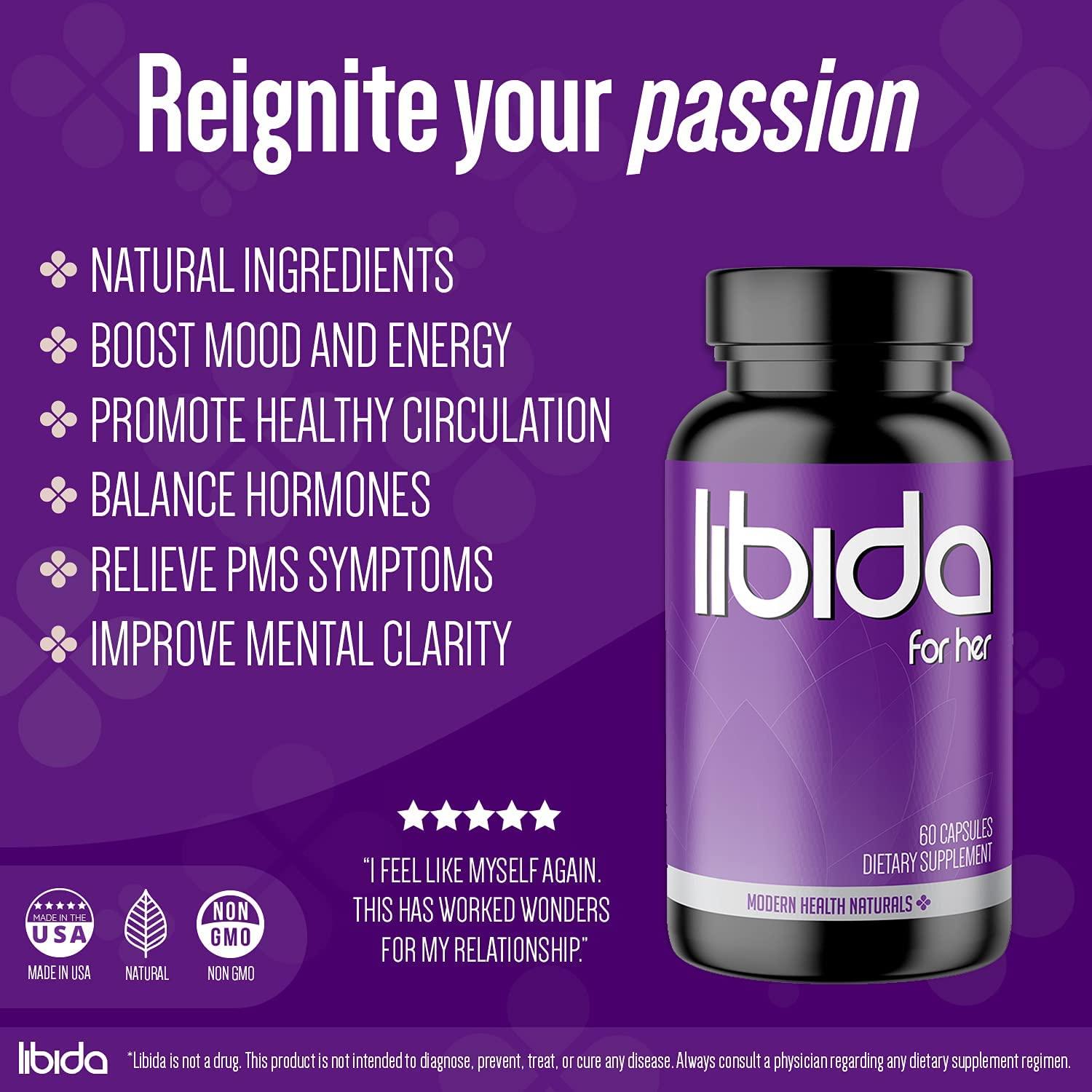 Libida for Her - Female Enhancement Pills - Boost Mood, Balance ...