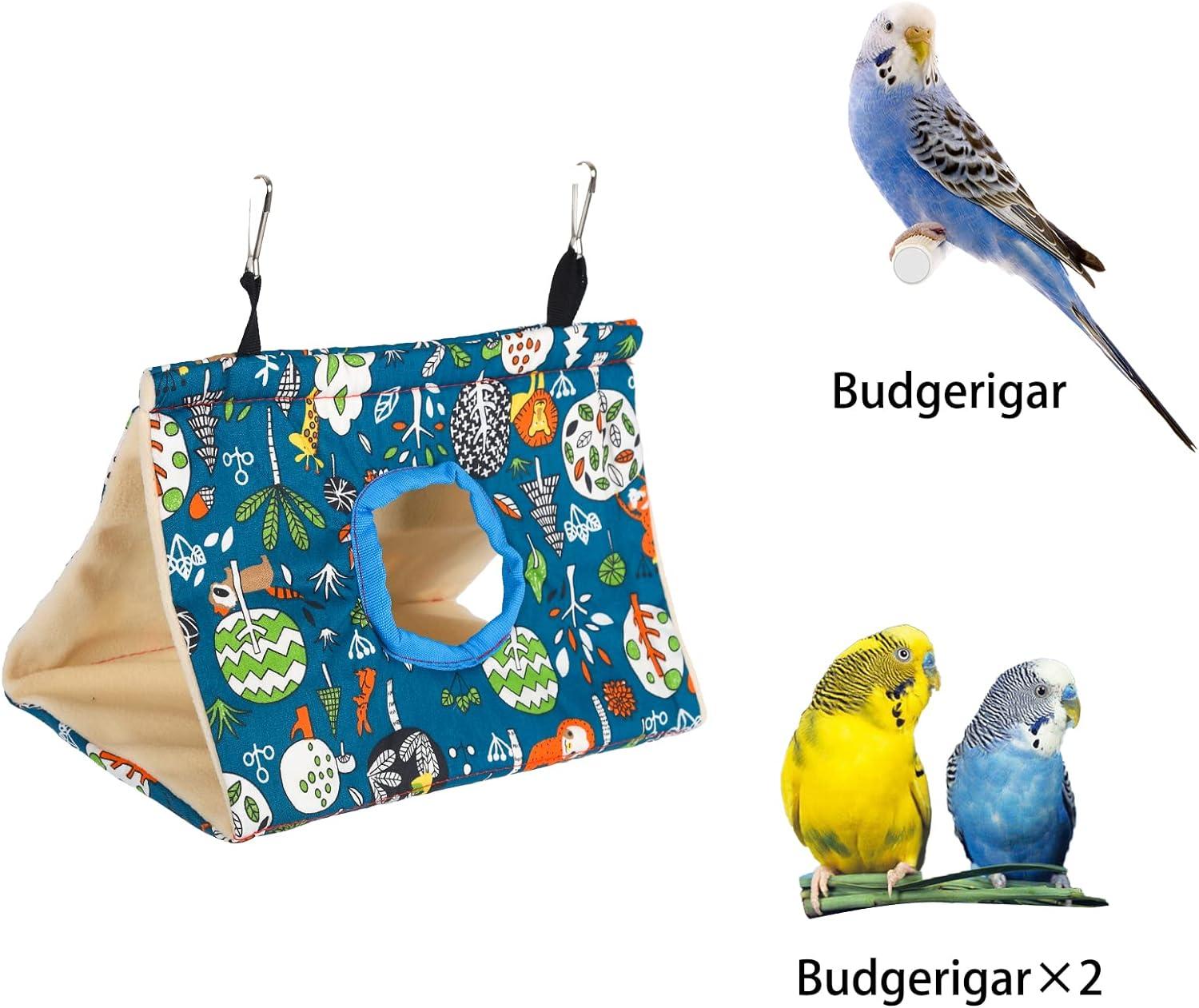 Winter Warm Bird Nest House Plush Bird Hammock Snuggle Tent Small Pet ...