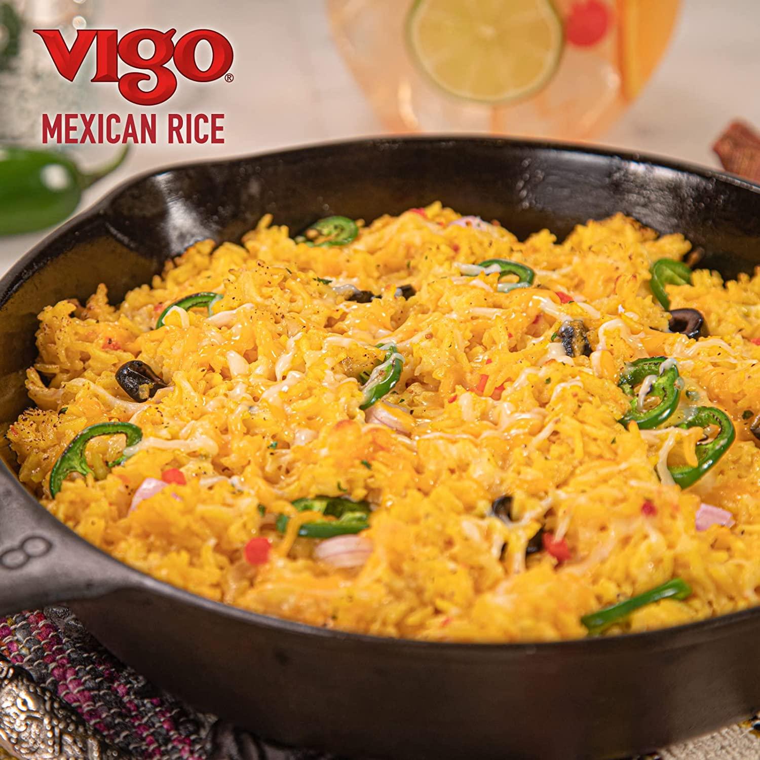 Vigo Authentic Mexican Rice with Corn, No Fat - 8oz (Pack of 12) | Buy ...