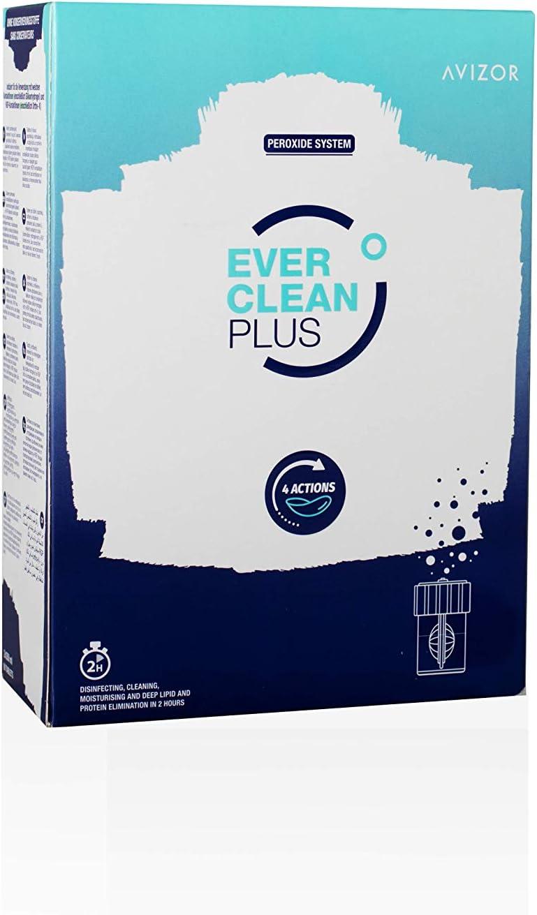 AVIZOR Everclean Plus: Contact Lens Cleaning Solution 2X 350ml - 3 ...