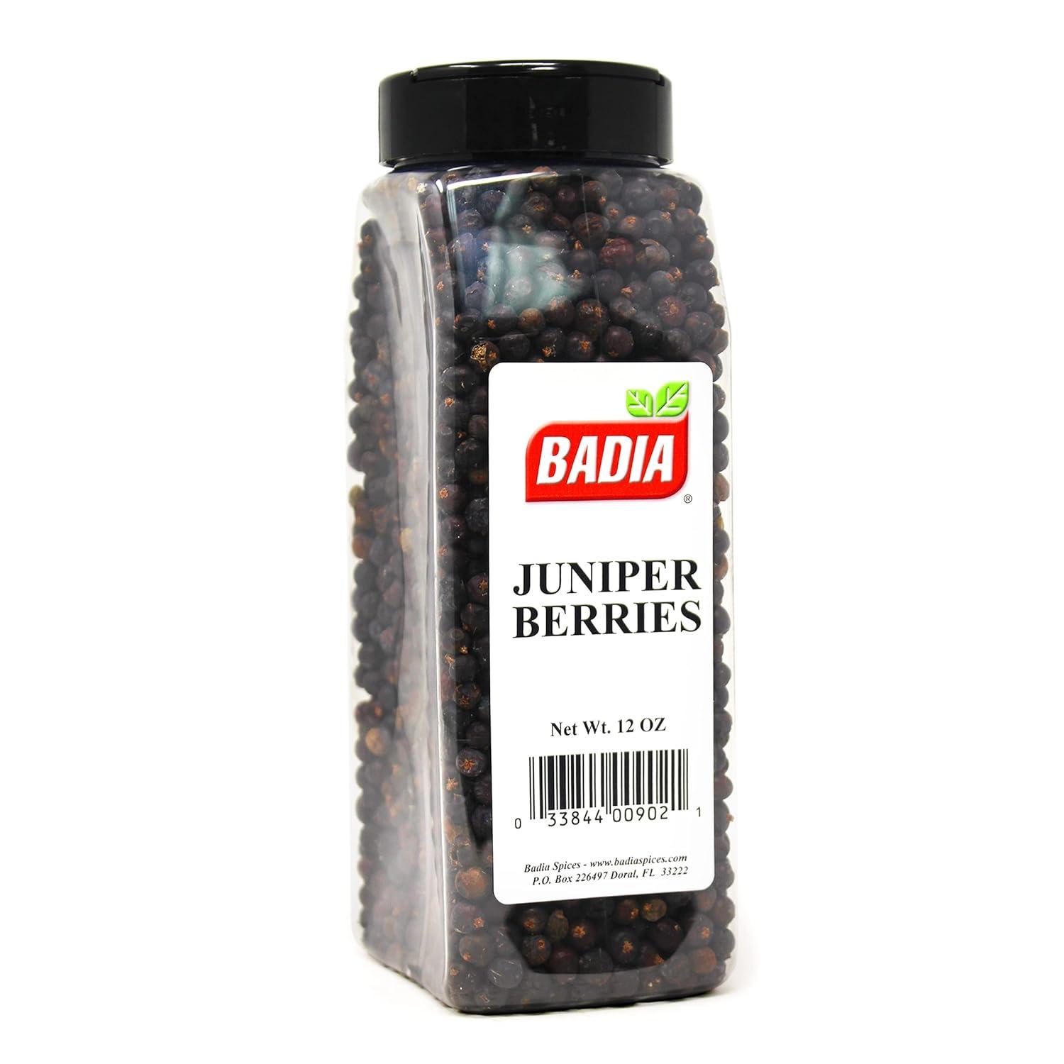 Badia Juniper Berries 12oz - Pack of 6 | Premium Quality Seasoning ...