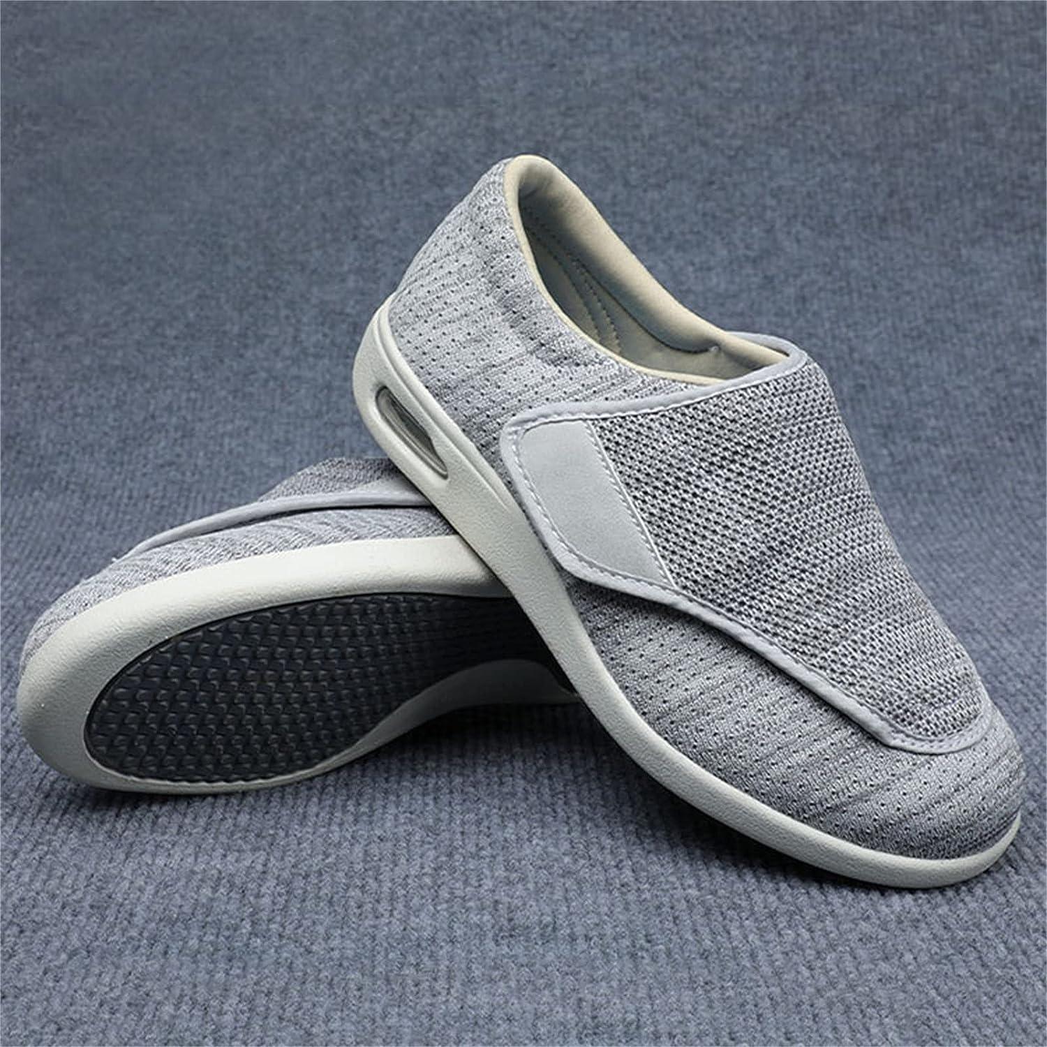 NVBHOF Men's Diabetic Orthopedic Slippers - Wide Fit Surgery Recovery ...