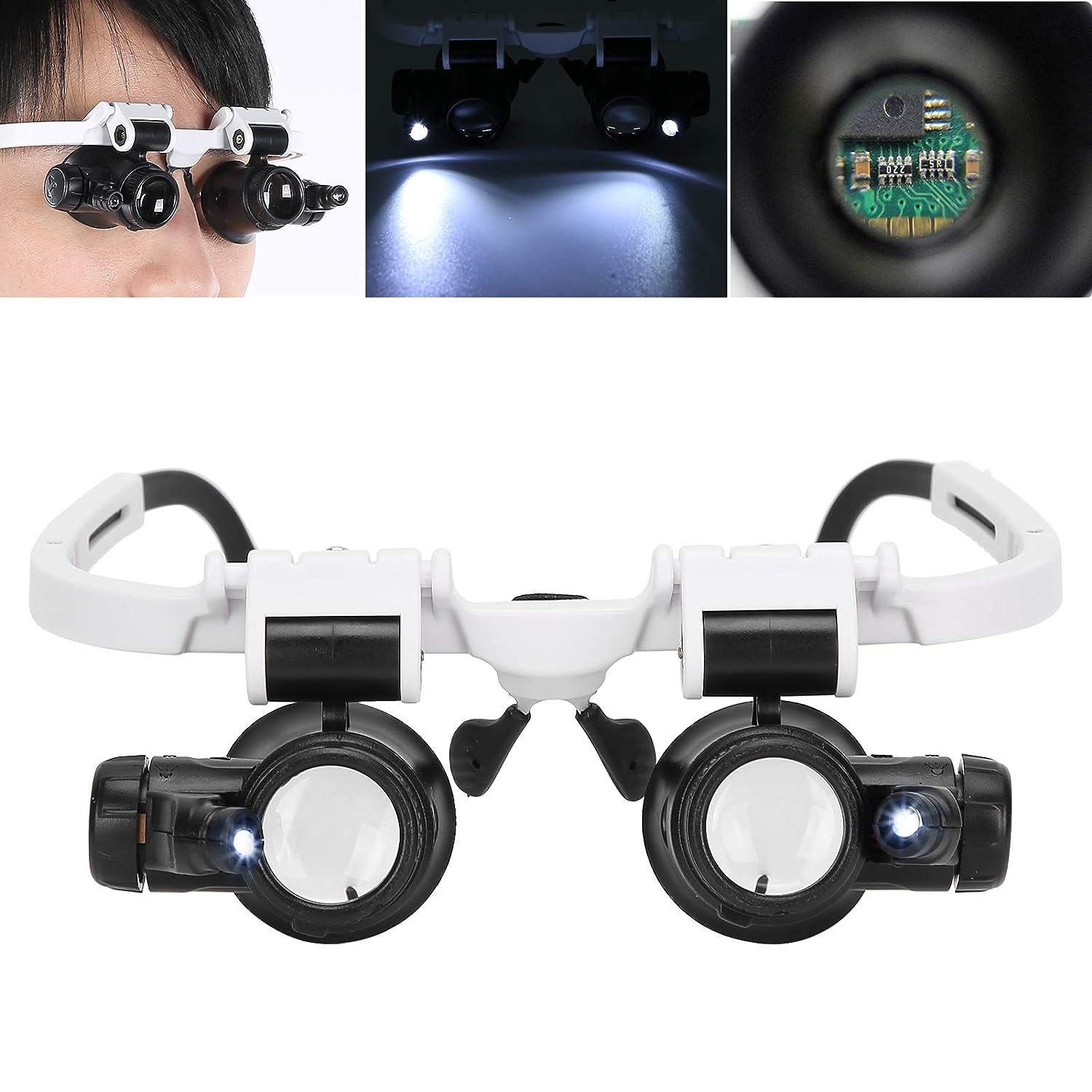 Headband Head Magnifying Glass Reading Head Loupe Glasses Magnifier ...
