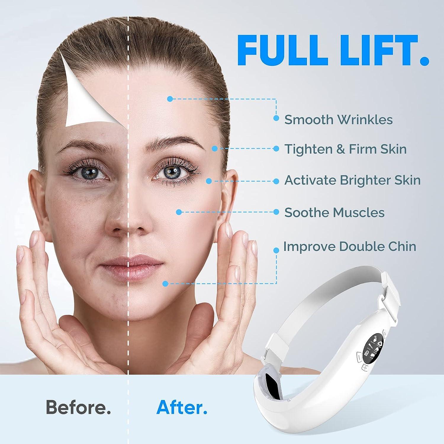 Intelligent Double Chin Reducer & V Face Lifting Beauty Device with ...