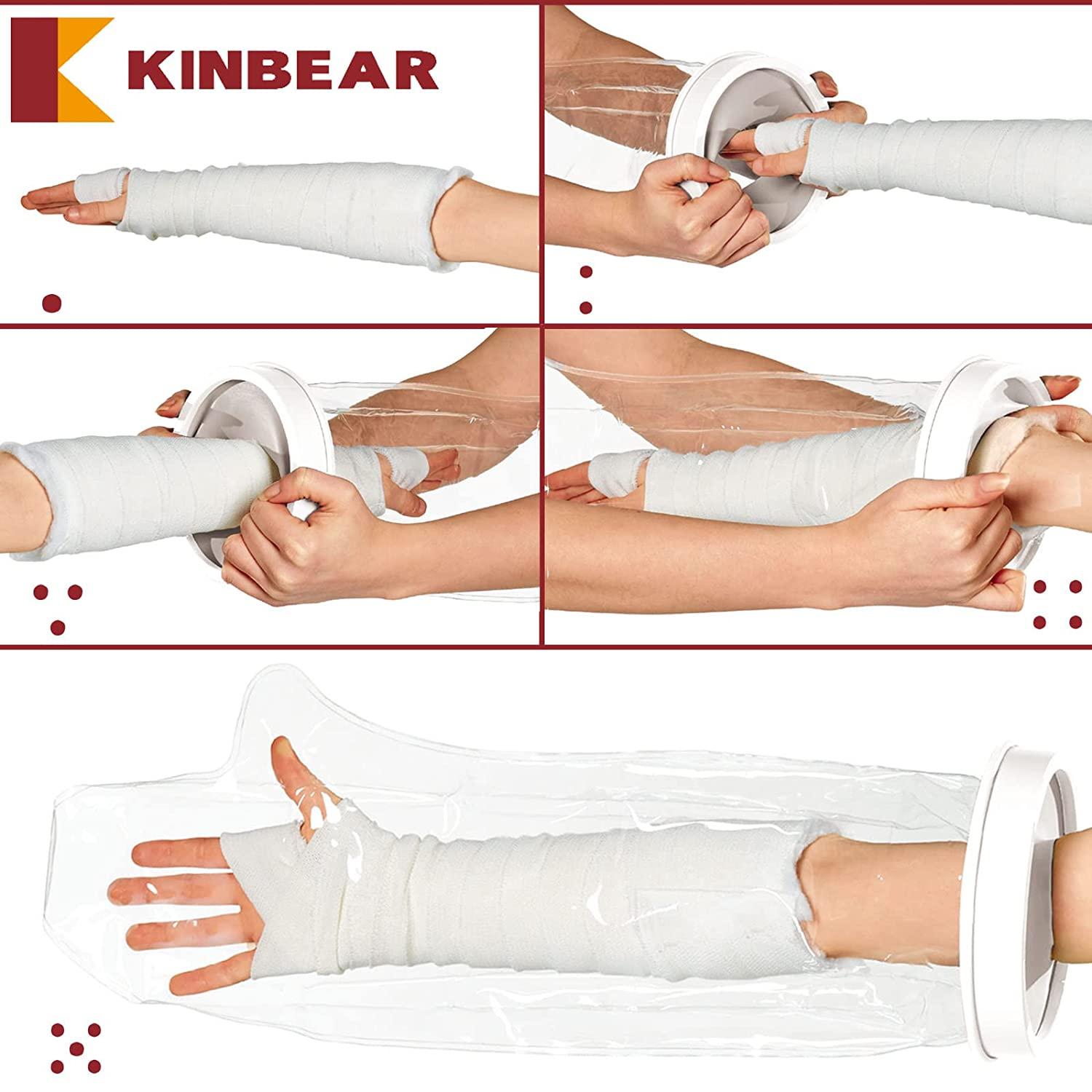 KINBEAR Waterproof Cast Cover for Kids | Reusable Arm Sleeve Protector ...