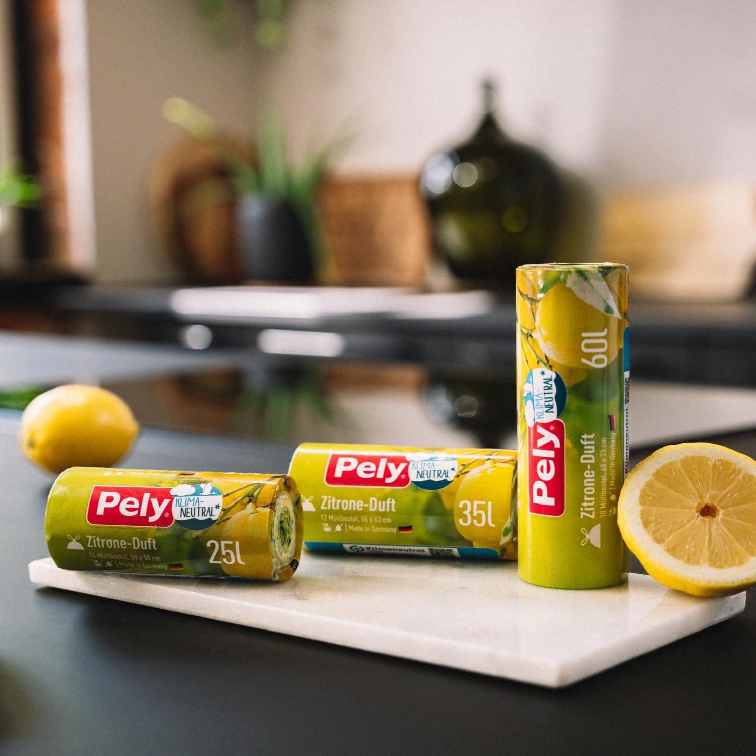 Eco-Friendly Pely Pull Tape Garbage Bags - Lemon Scented Climate ...