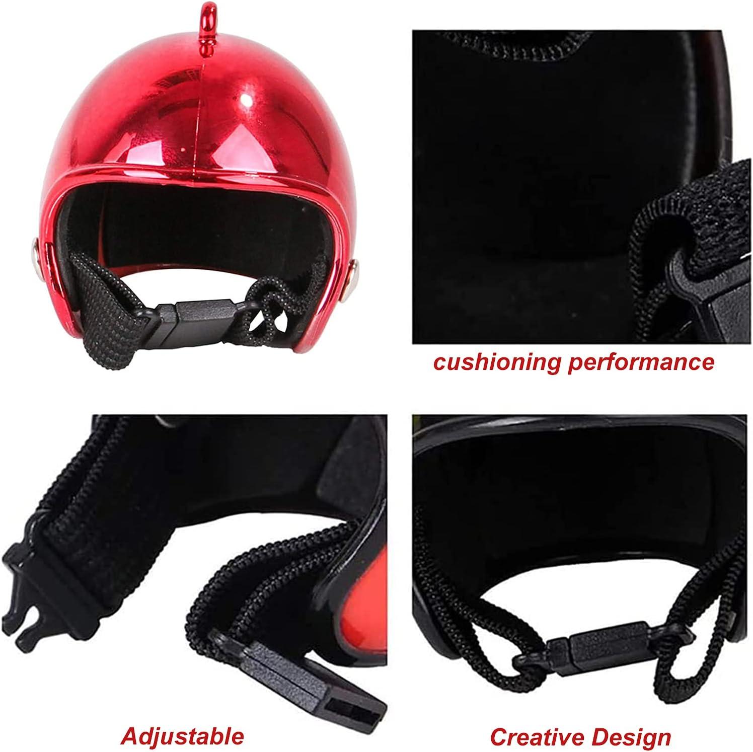 Chicken Helmet Headgear - 3-Piece Plastic Pet Protection Helmets for ...