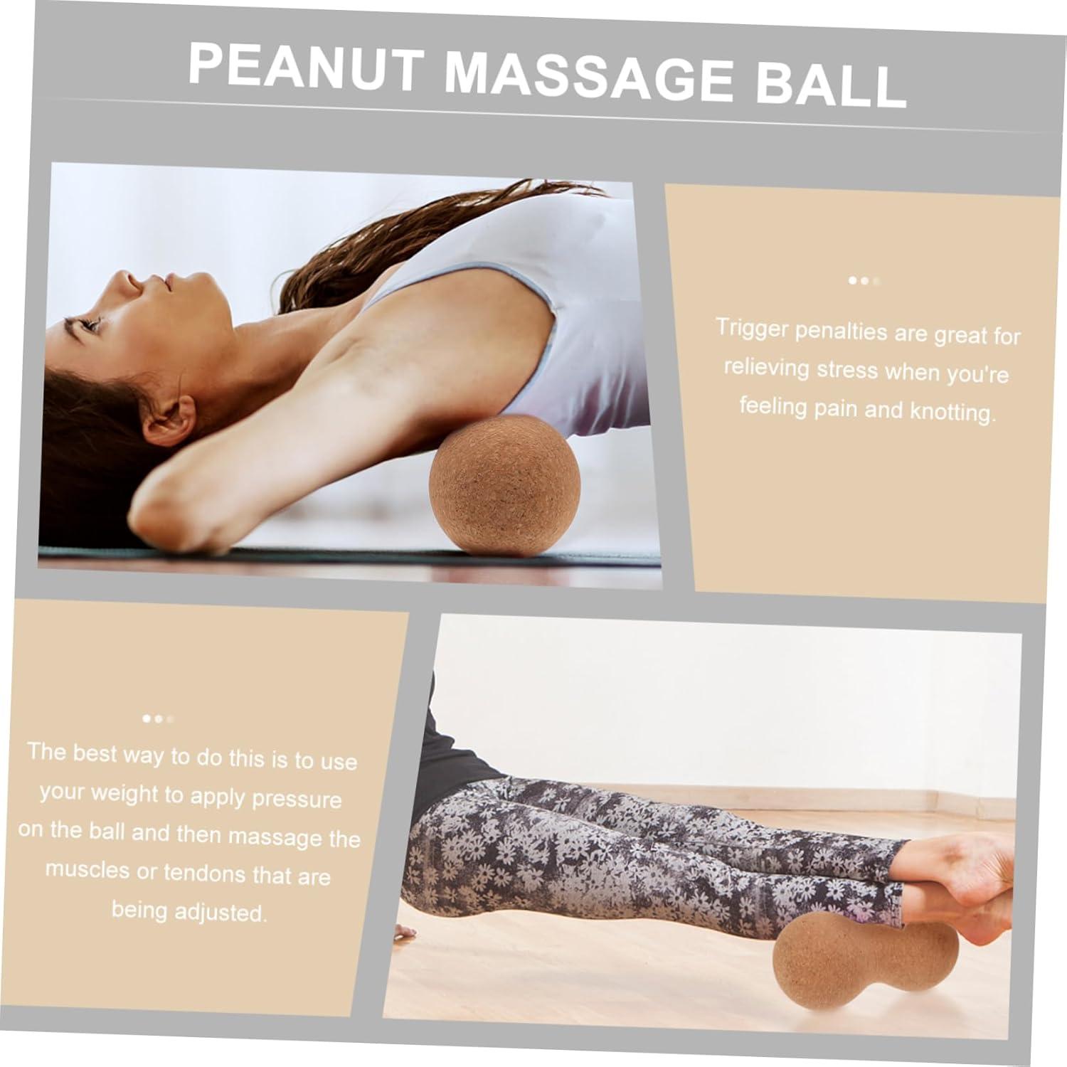 Buy Seword Double Balls Massage Peanut Ball Roller | Deep Tissue Muscle Massage & Foot Relief ...