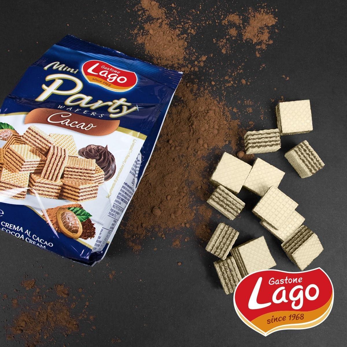 Lago Party Wafers Cocoa 250g | Contain Wafer Cubes with Cocoa Cream ...
