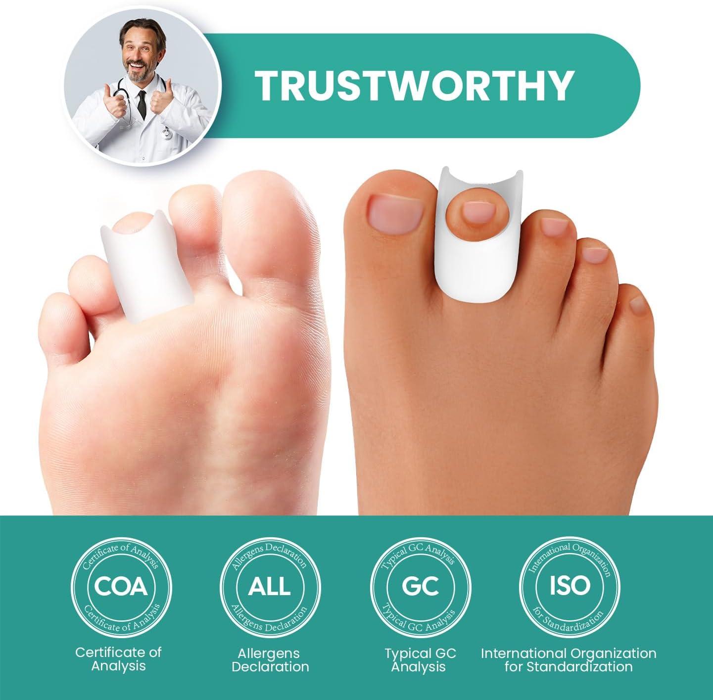 Welnove Hammer Toe Corrector Straightener: Bunion Corrector Broken Toe ...