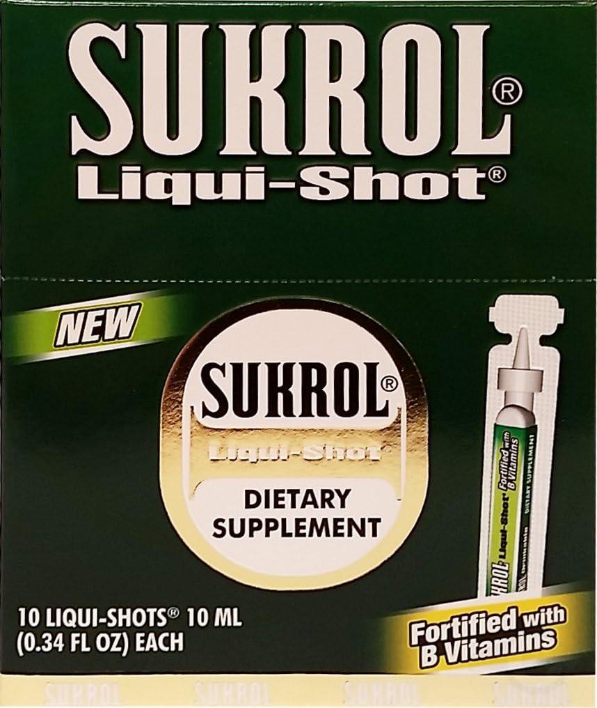 Sukrol Liquid Shot Dietary Supplement 10 Units - Multivitamin ...