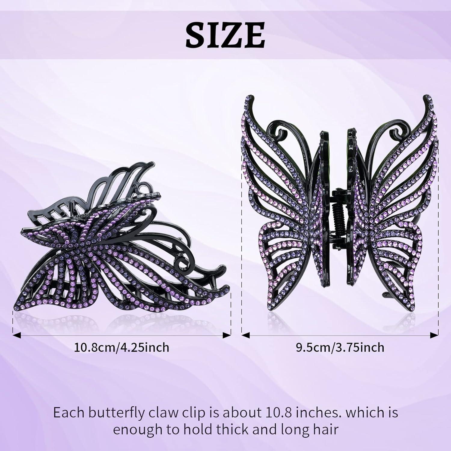 inSowni 4 Pack Korean Decorative Glitter Sparkly Bling Rhinestone Moon ...
