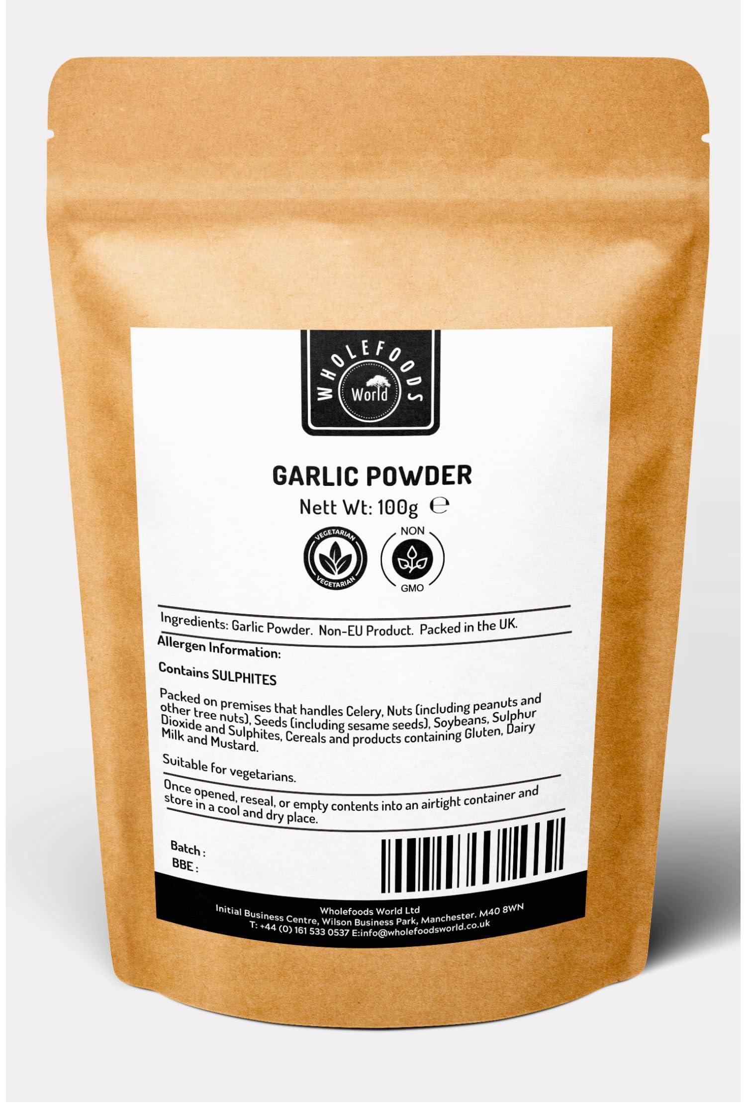 Garlic Powder | Ground Garlic Seasoning | Vegetarian (200 Grams) 200 ...