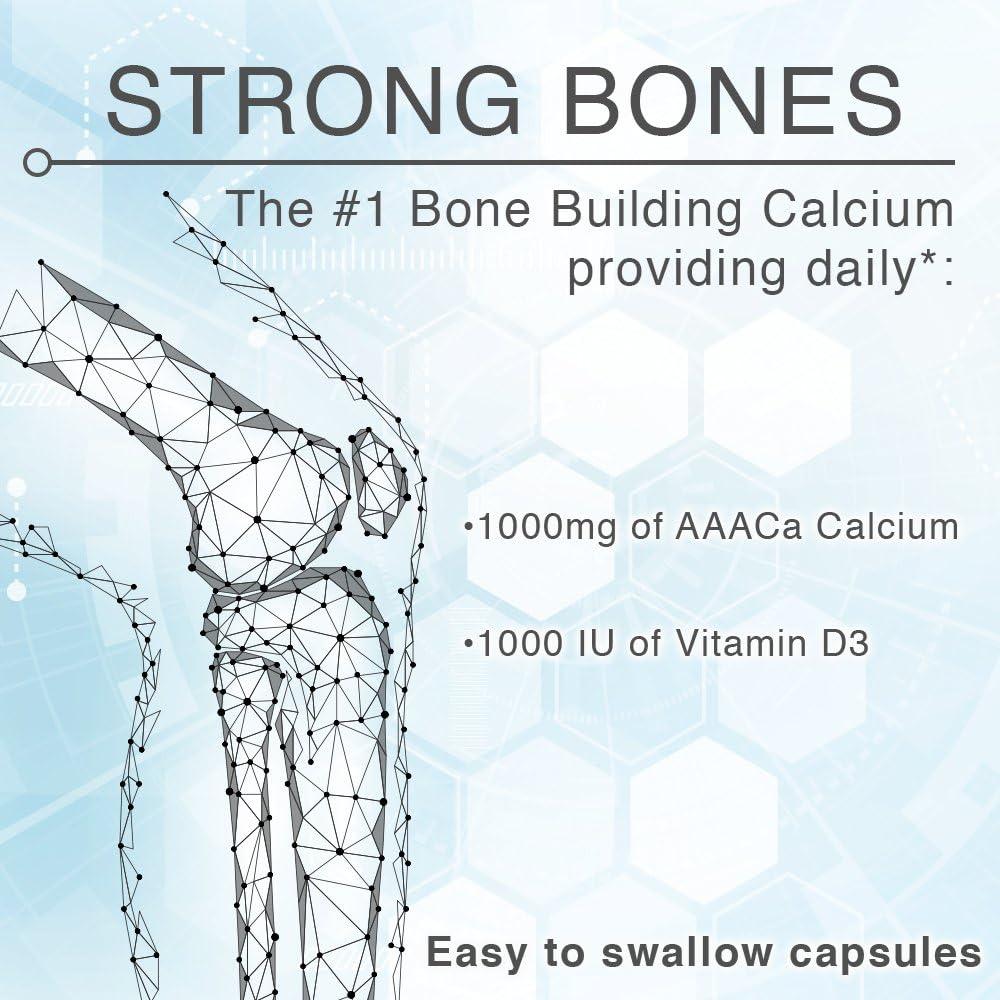 AdvaCAL 1000 Advanced Calcium Supplement - 150 Easy-to-Swallow Extra ...