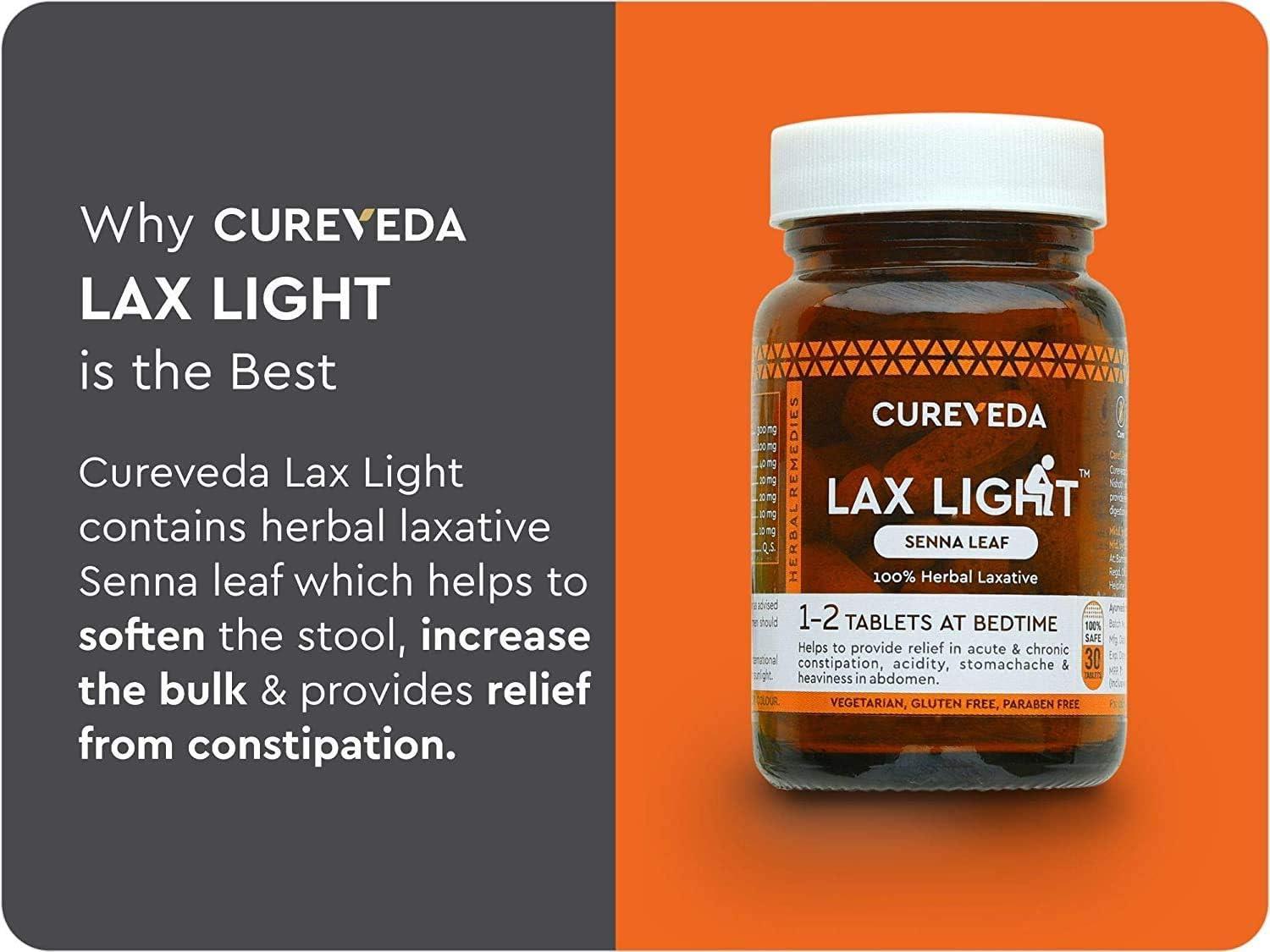 Nutranix Herbal Lax Light Senna Leaf 30 Tablets - Gentle and Effective ...