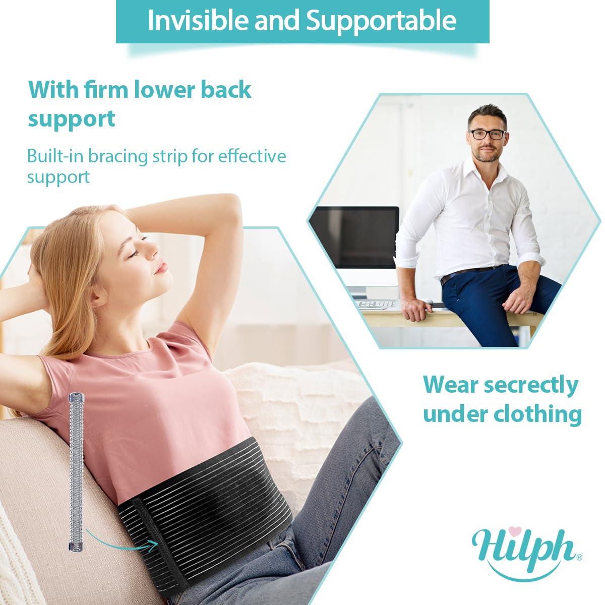 Buy Hilph Umbilical Hernia Belt for Men & Women | Stomach Support with Removable Compression ...